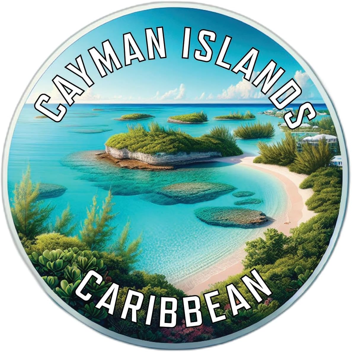 Amazon.com: Cayman Islands Caribbean Mementos Souvenir Die Cut ...