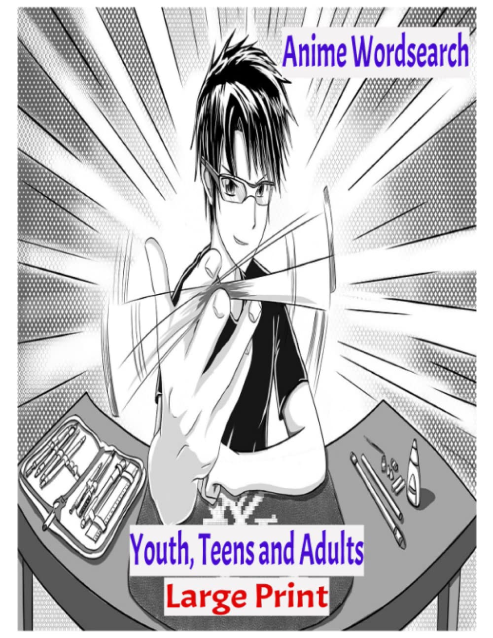 Anime Crossword Puzzle: Large Print: Anime Crossword Puzzle for youth ...