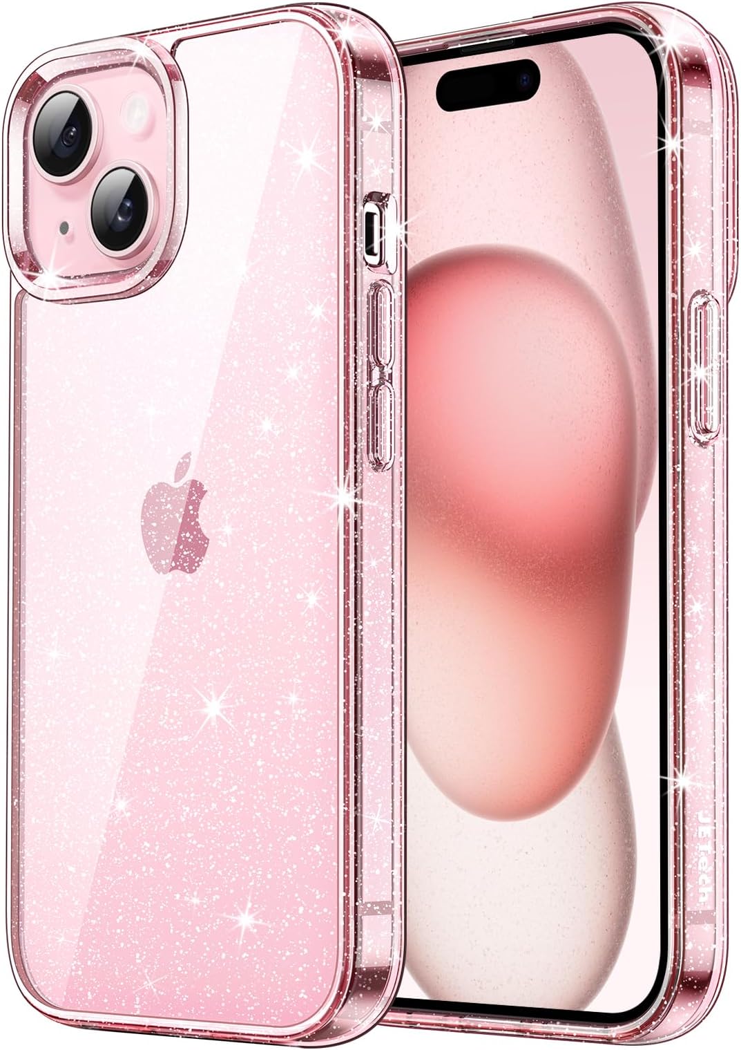 Amazon.com: JETech Glitter Case for iPhone 16 6.1-Inch, Bling Sparkle ...