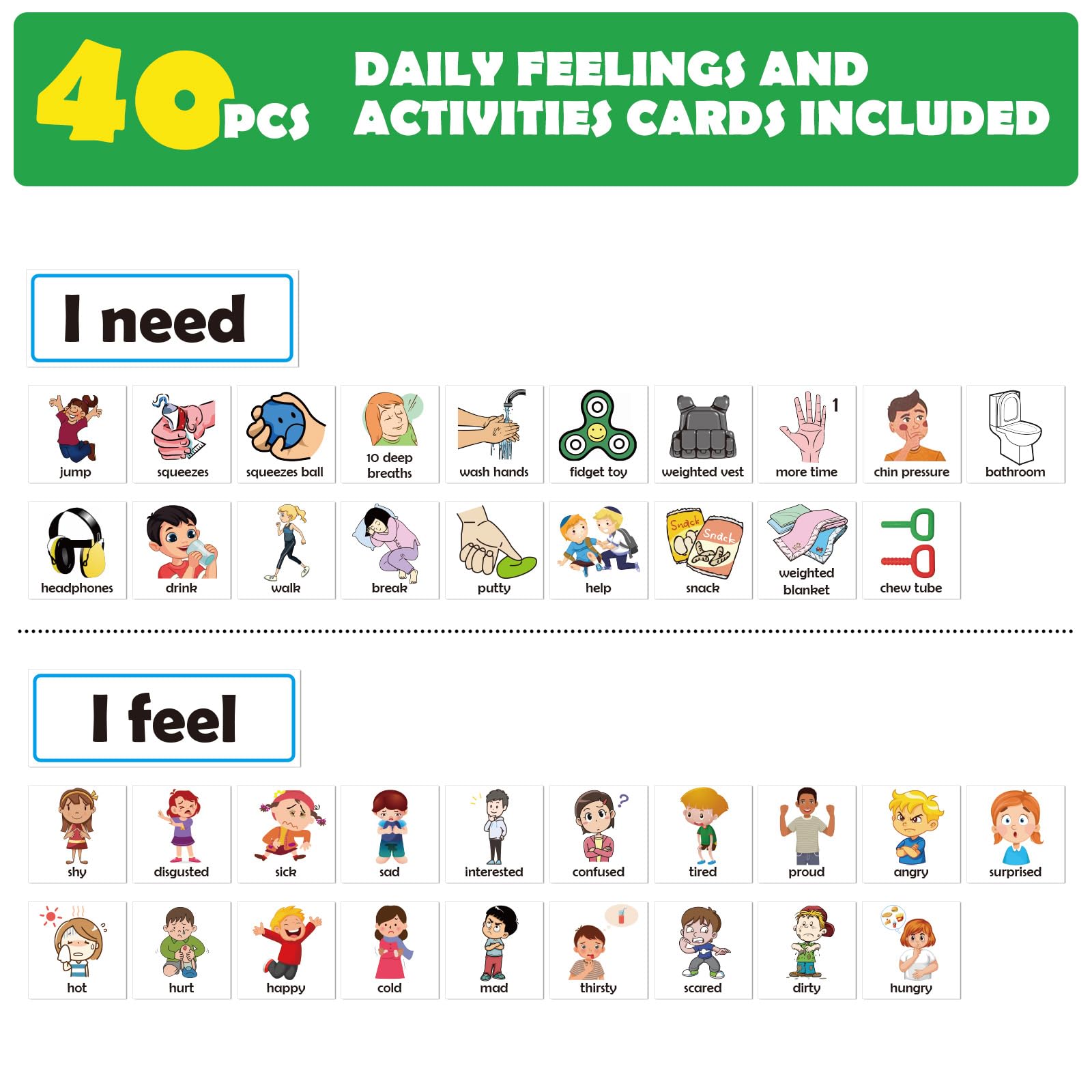 Snapklik.com : Feelings Chart For Preschool Teacher Supplies, Social ...