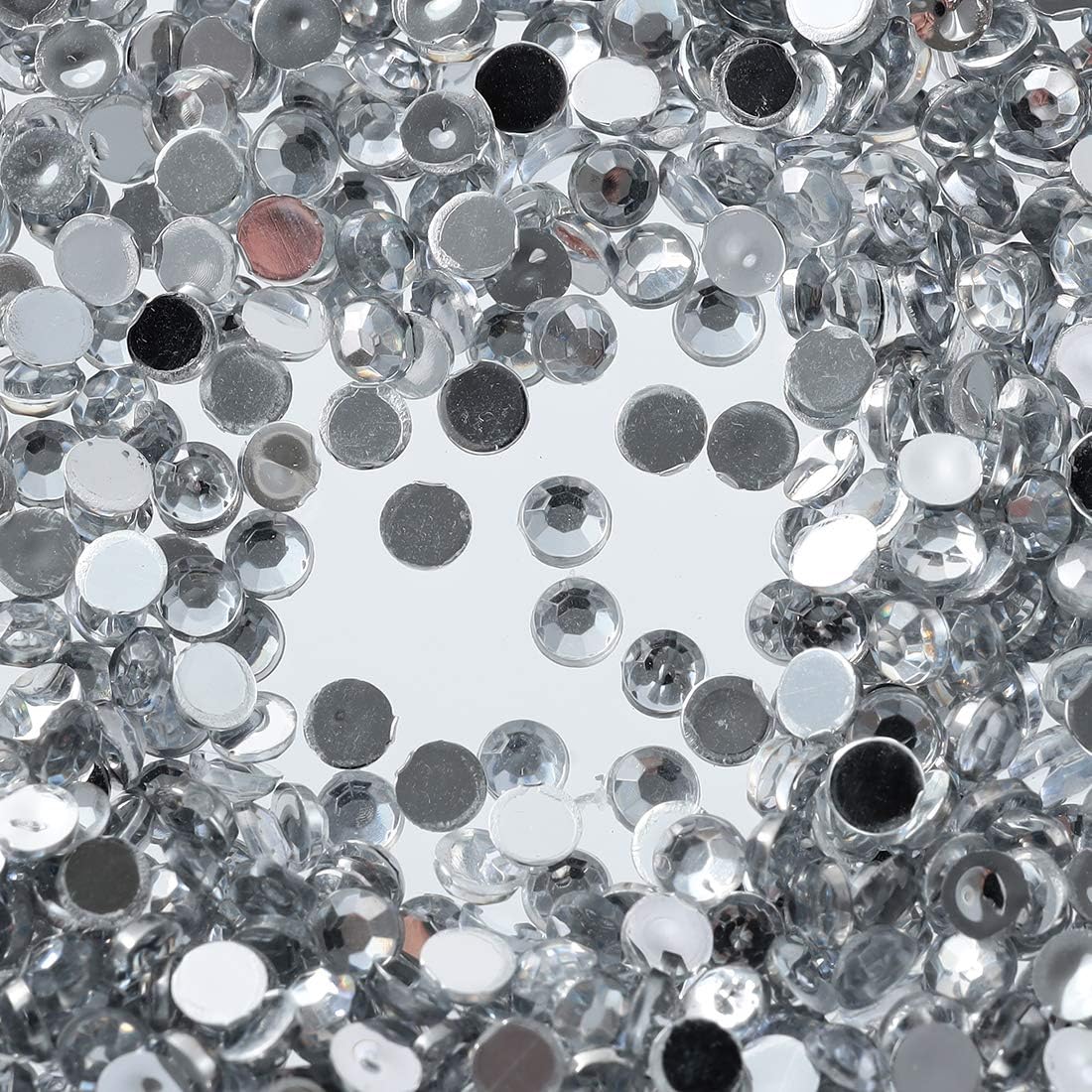 Amazon.co.jp: ファイニエ ラインストーン 3mm 9000粒 プラ製 クリア ネイル デコ レジン パーツ アクセサリー 手芸 ...