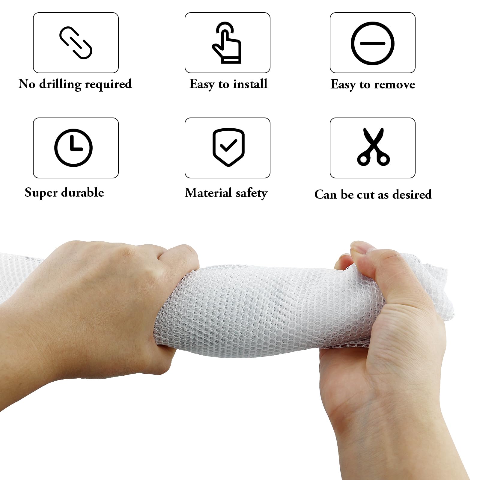 Mesh Rail Guard, Safety Net, Stairs Protective Netting, Railing Stairs ...