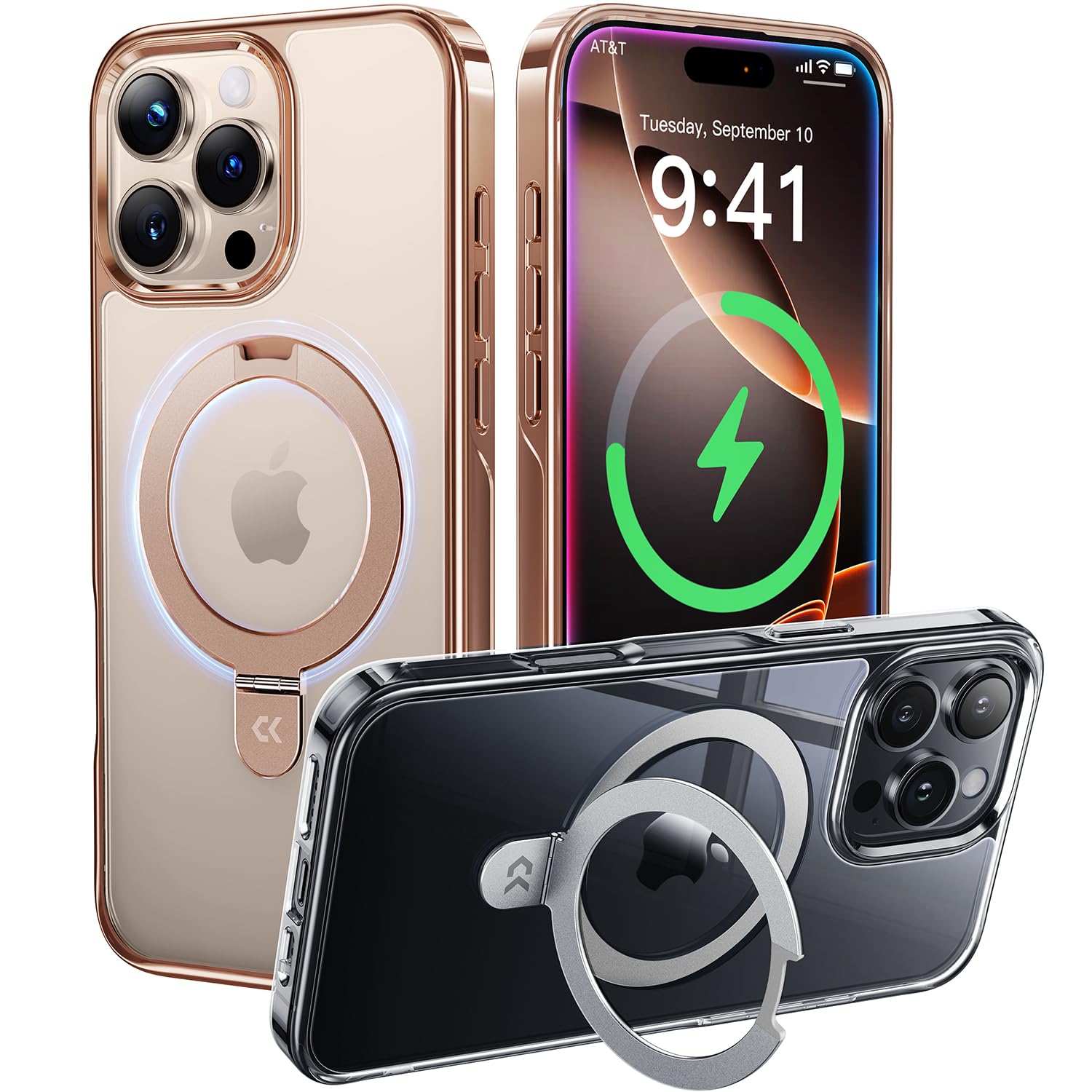 Amazon.com: CASEKOO Desert Titanium for iPhone 16 Pro Case with ...