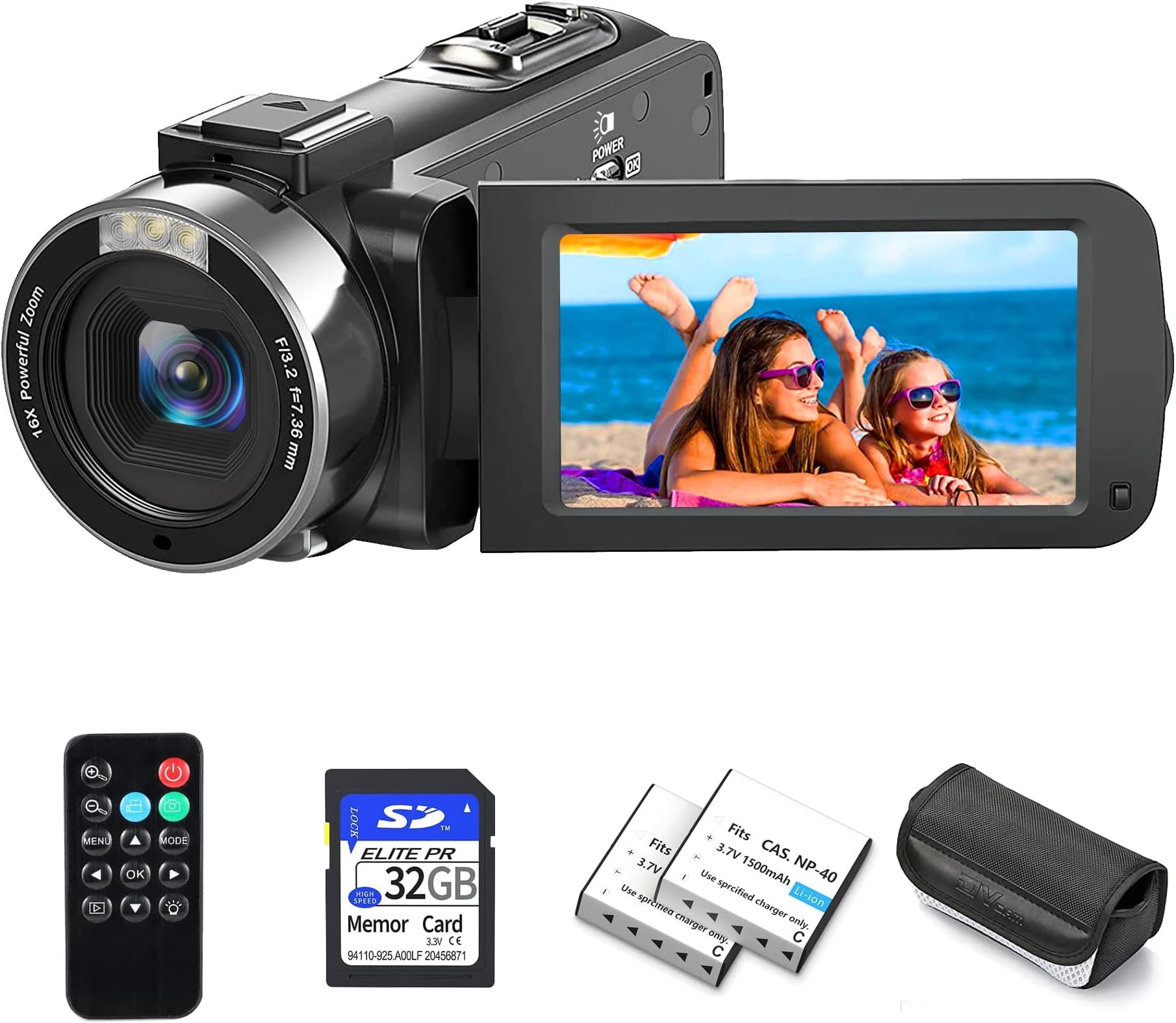 Amazon.com : Heegomn 4K Video Camera Camcorder Ultra HD 4K 48MP YouTube ...