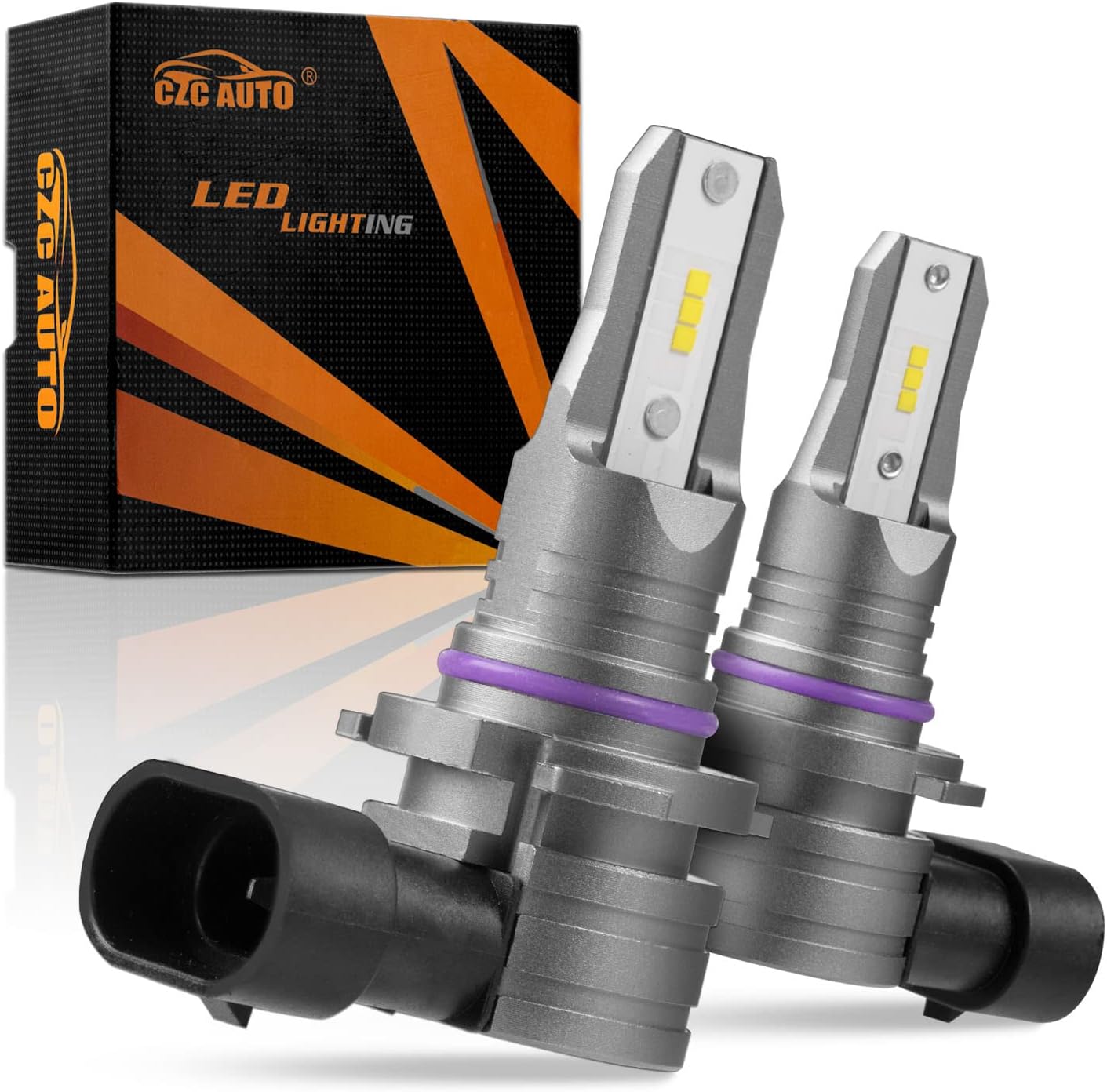 CZC AUTO 9005/HB3 LED Wireless Headlight Bulbs, 9005 300% Brighter LED ...