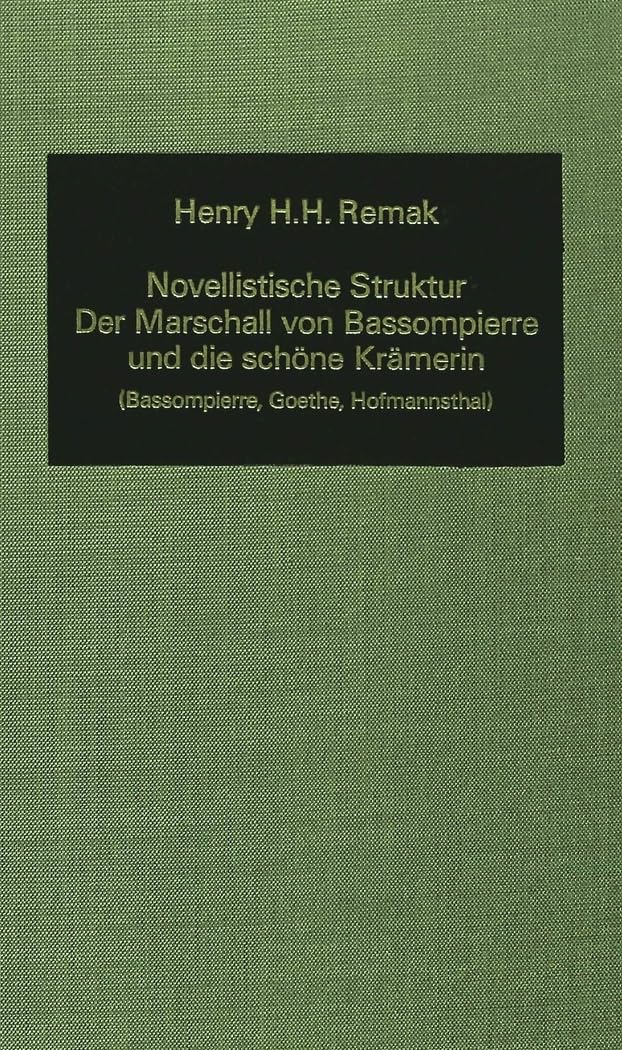Amazon.com: Novellistische Struktur: der Marschall von Bassompierre und ...
