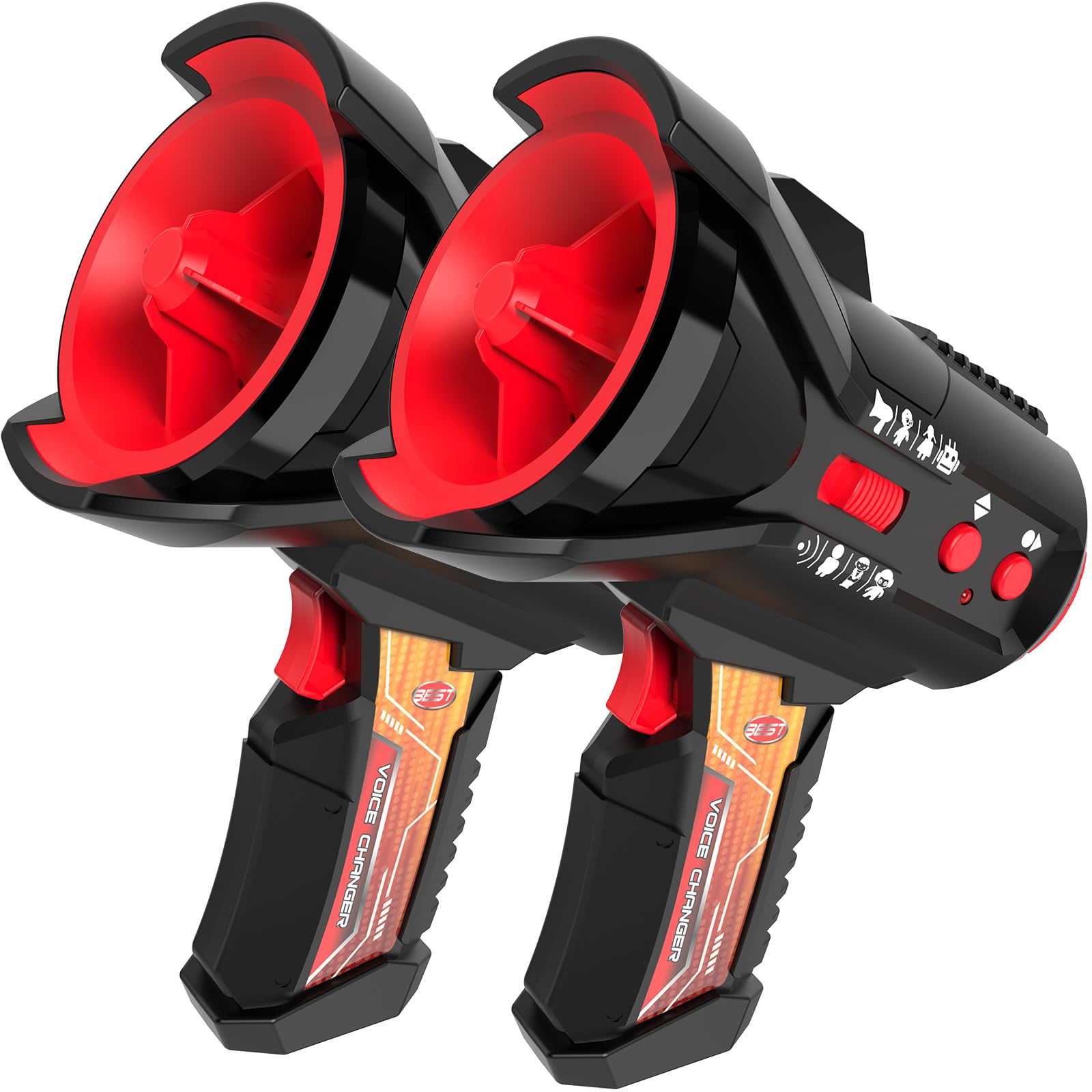 Amazon.com: 2 Pack Multi Voice Changer for Kids with 8 Different Voice ...