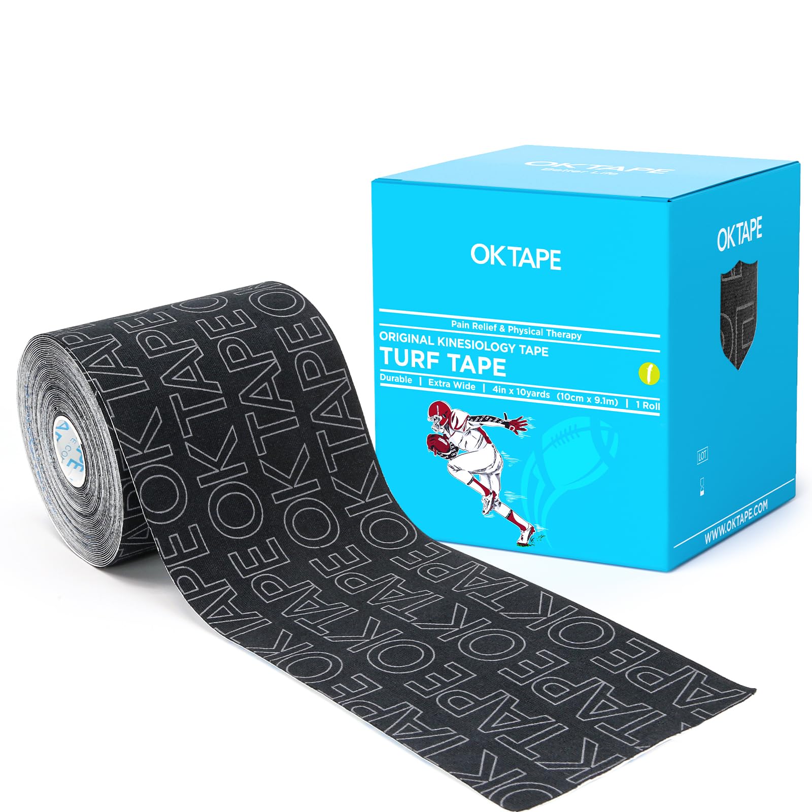 Amazon.com: OK TAPE Turf Tape | 4 Inch Wide Kinesiology Tape, Protects ...