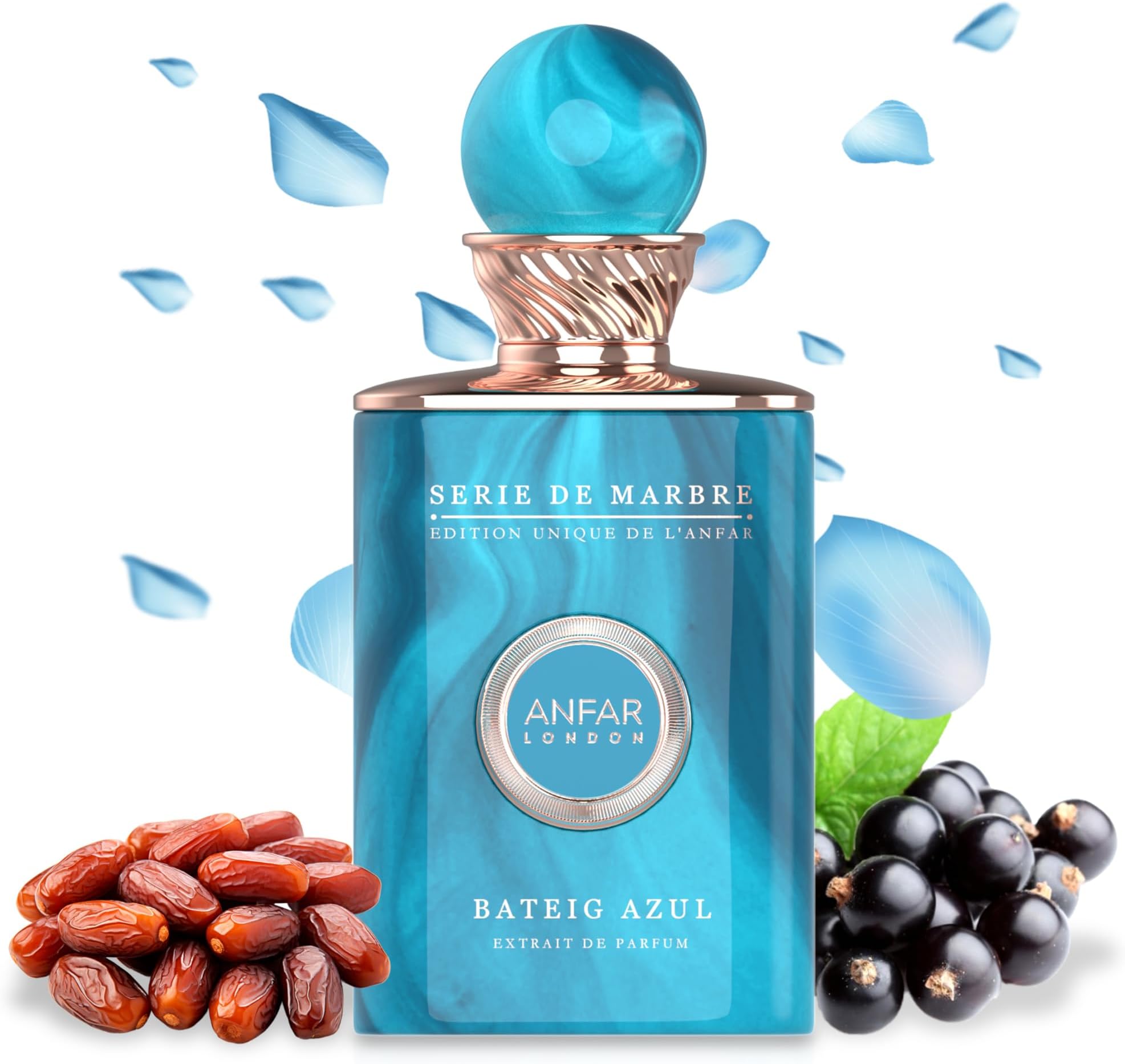 Amazon.com : ANFAR LONDON Bateig Azul, Unisex, 3.4oz, FOR MEN & WOMEN ...