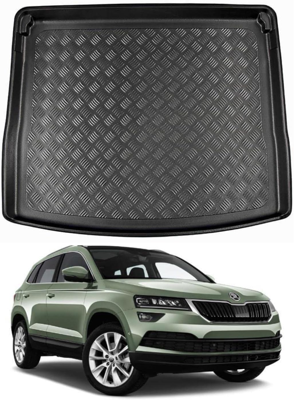 Car Boot Liner To Fit Skoda Karoq 2018 Onwards 193296 Lower : Amazon.co ...