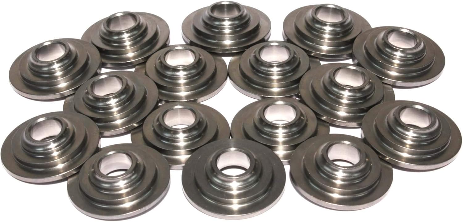 Amazon.com: COMP Cams 717-16 7 Degree Titanium Retainer Set of 16 for ...