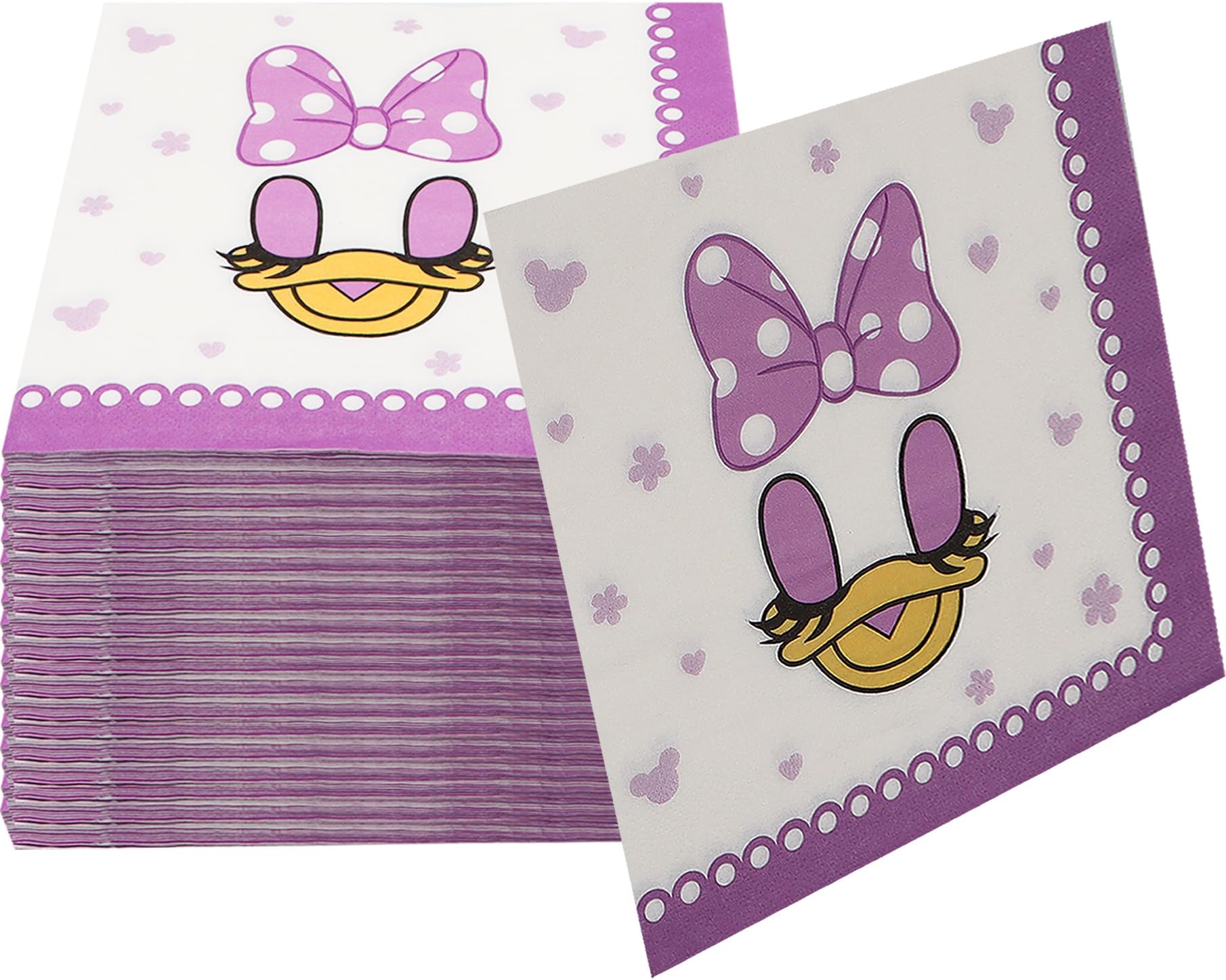 Amazon.com: Disney Minnie Mouse Luncheon Napkins | 6.5" x 6.5" | 16 Pcs ...