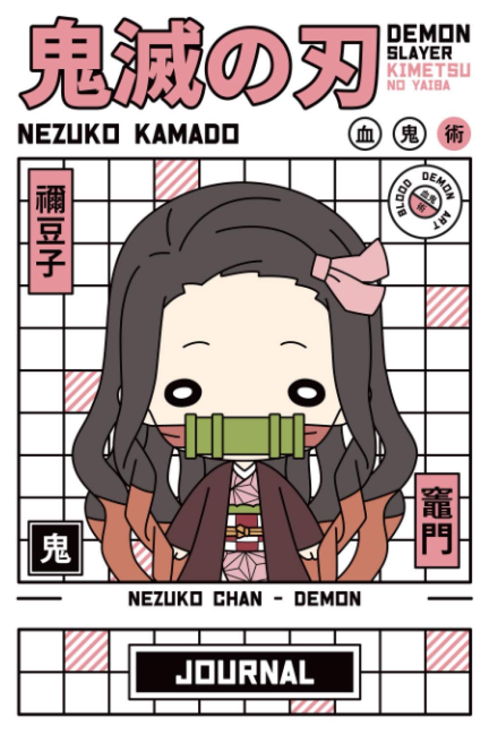Nezuko Kamado Chibi Demon Slayer Journal 6x9 Demon Slayer Kimetsu ...