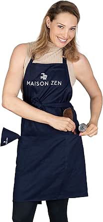 Amazon.com: Maison Zen, Nordic Style Apron for Women and Men With ...