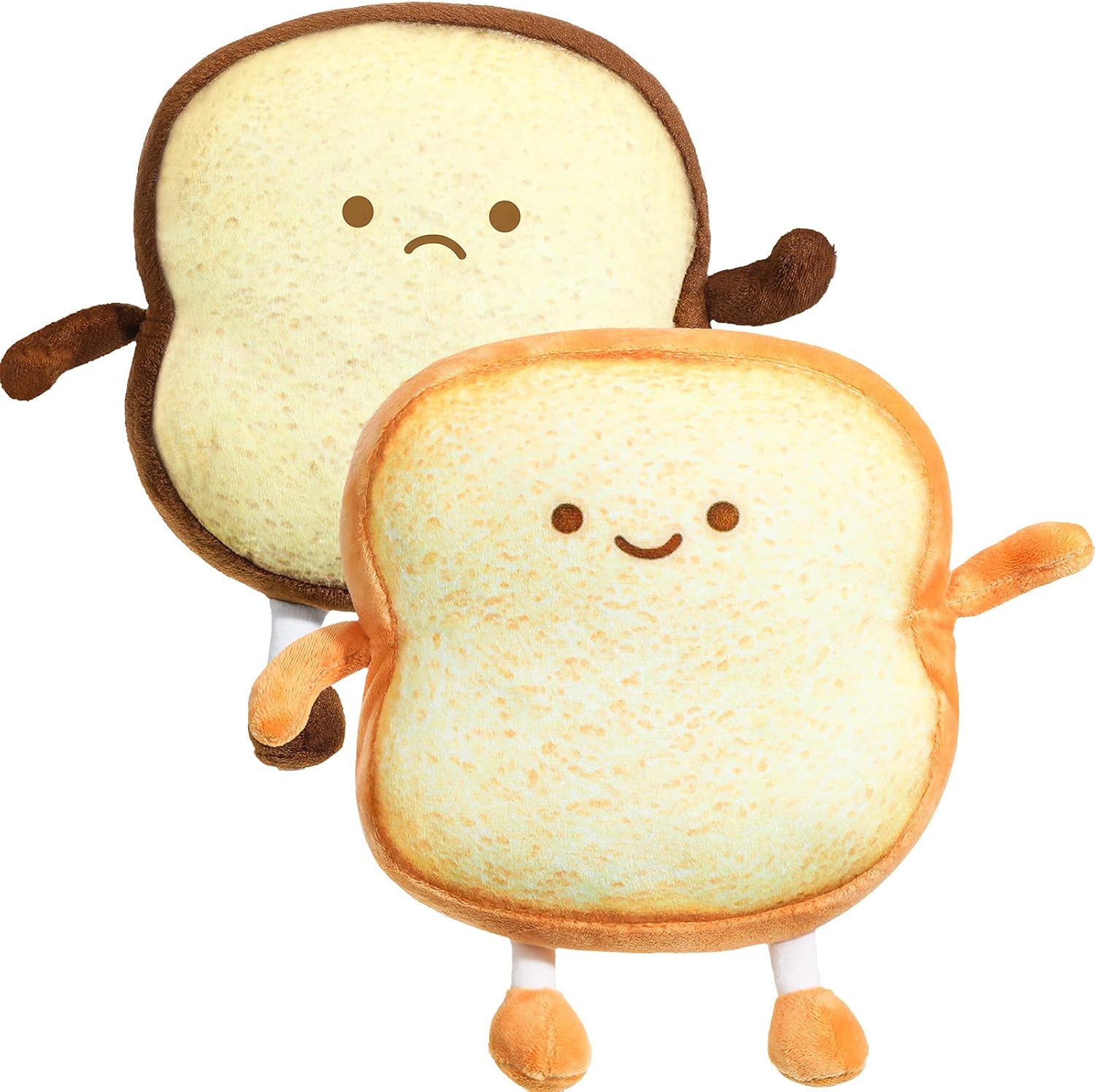 Amazon.com: Yookeer 2 Pieces Toast Bread Pillows Bread Shape Pillows 2 ...