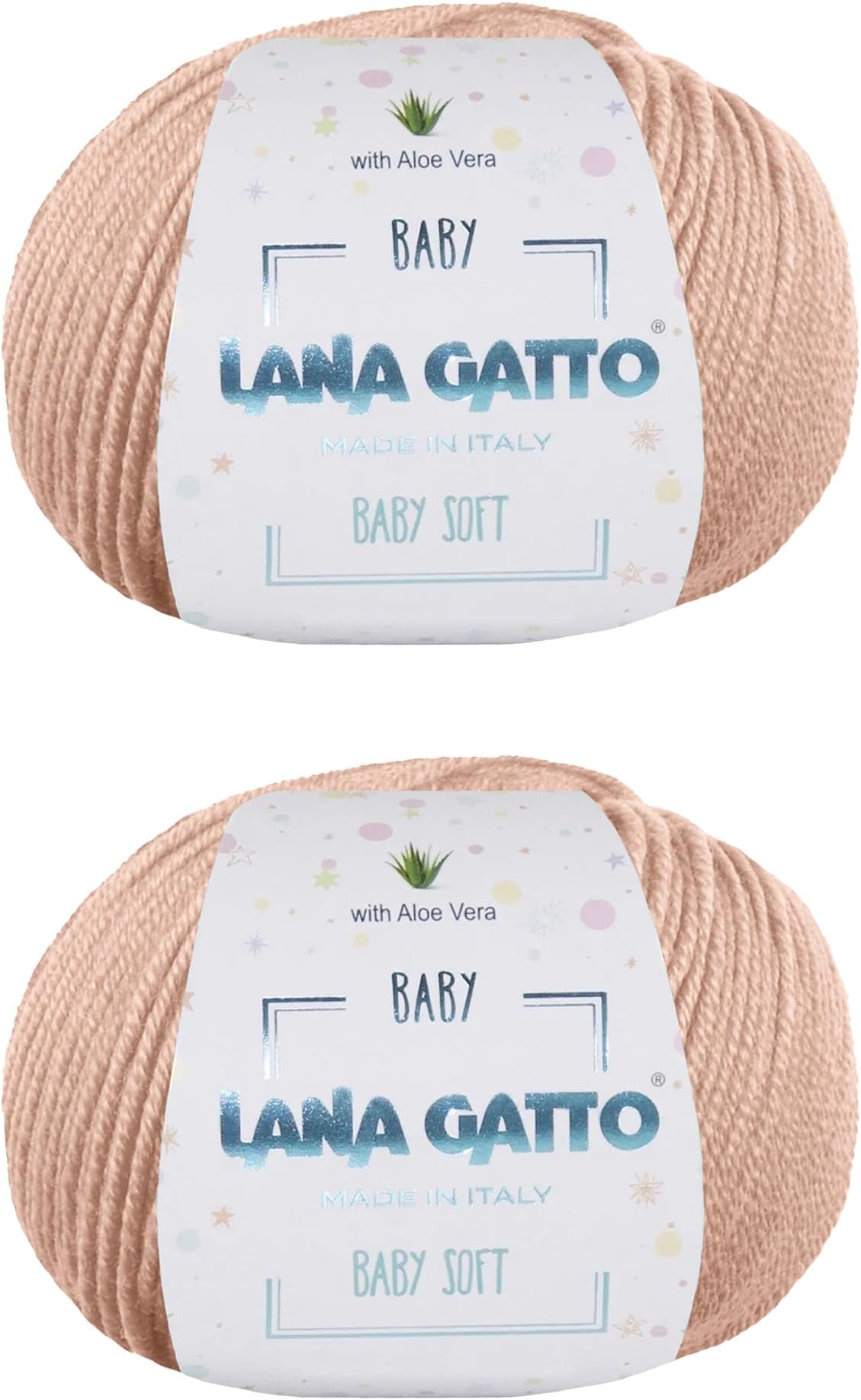 Baby Wool Knitting Kit - 100% Merino Wool Soft Yarn with Aloe Vera ...