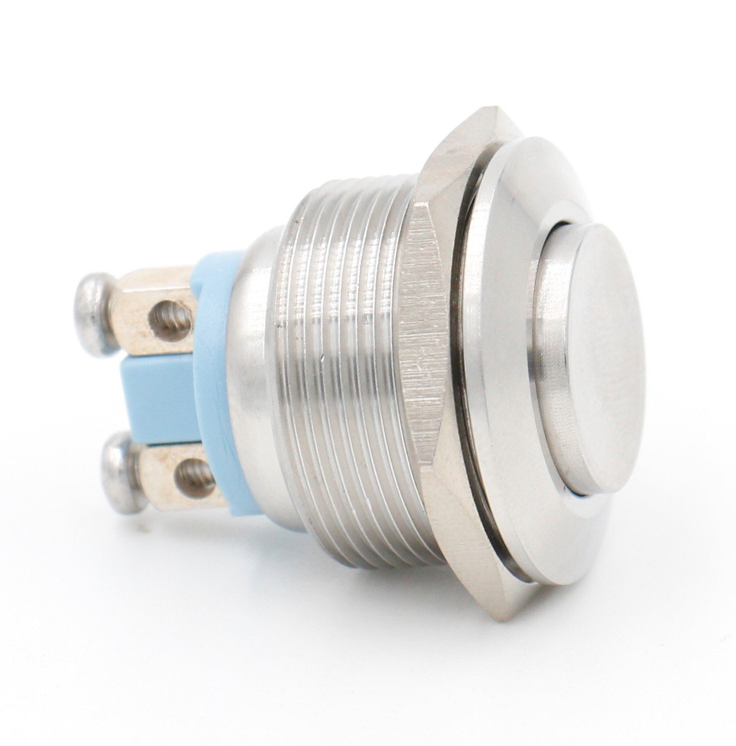 Baomain Push Button Switch Stainless Steel Momentary Flush Mount SPST ...