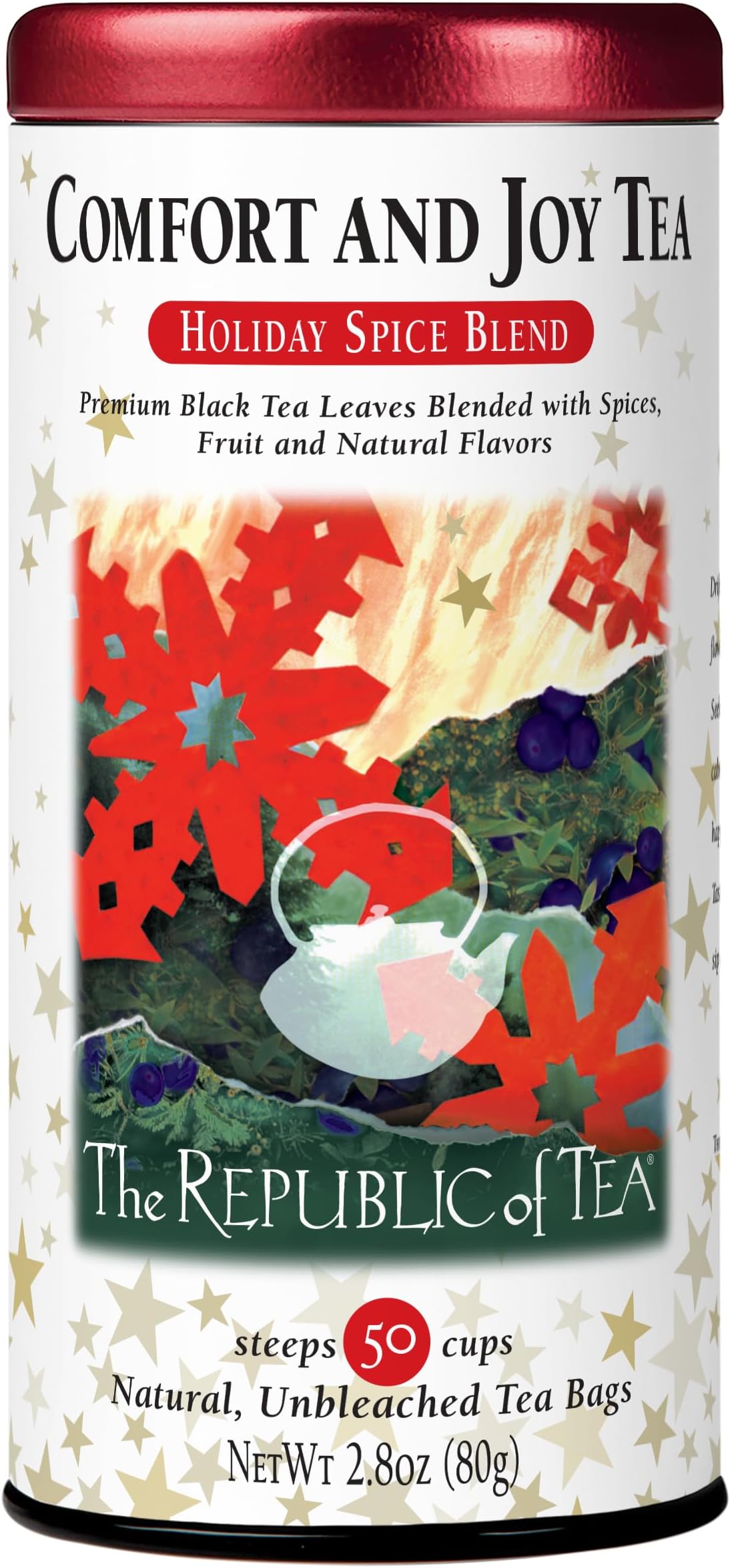 Amazon.com : The Republic of Tea – Comfort and Joy Tea, Holiday Spice ...