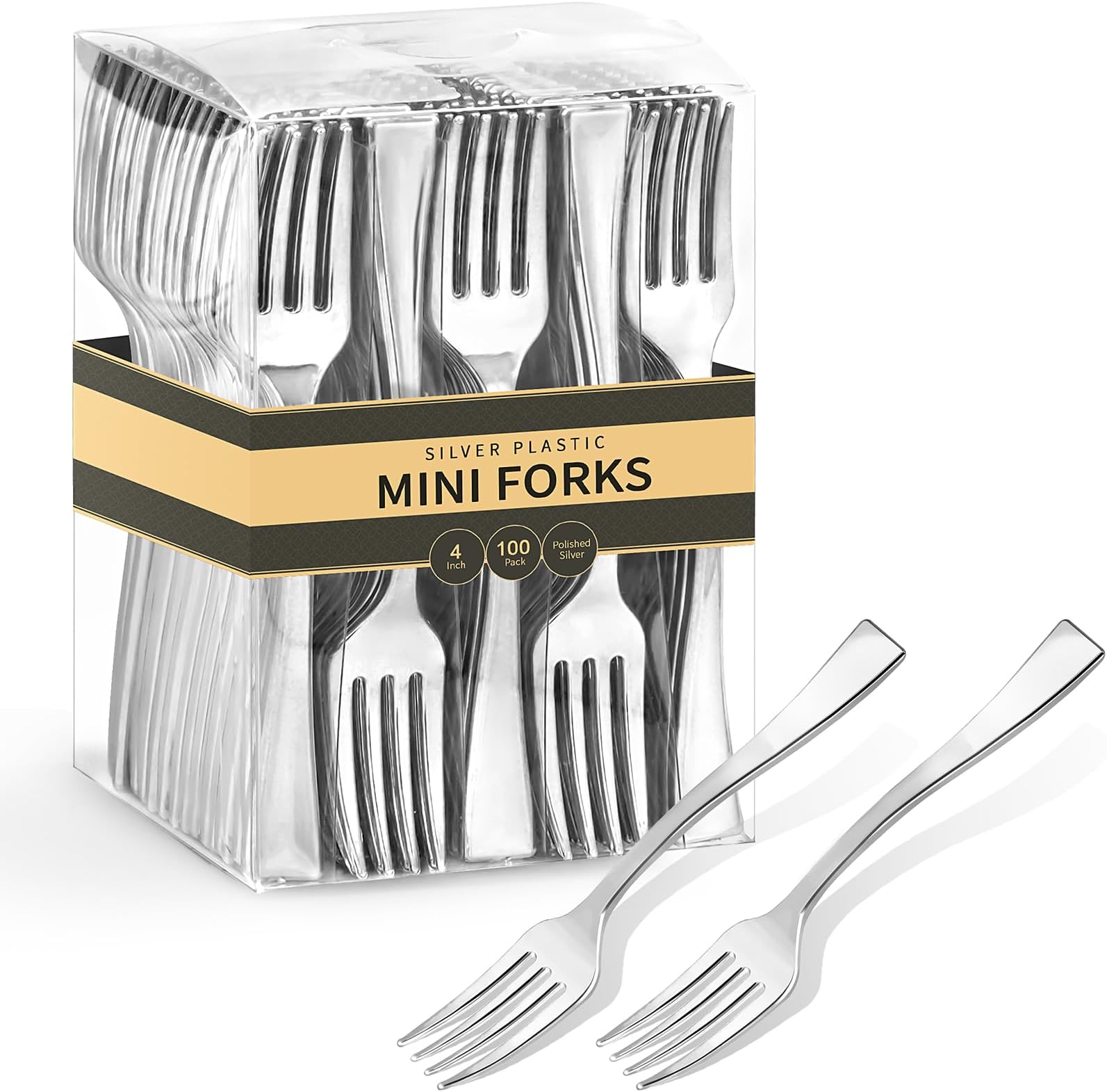 Amazon.com: Crenstone Appetizer Forks, Appetizer Forks Value Pack - 200 ...