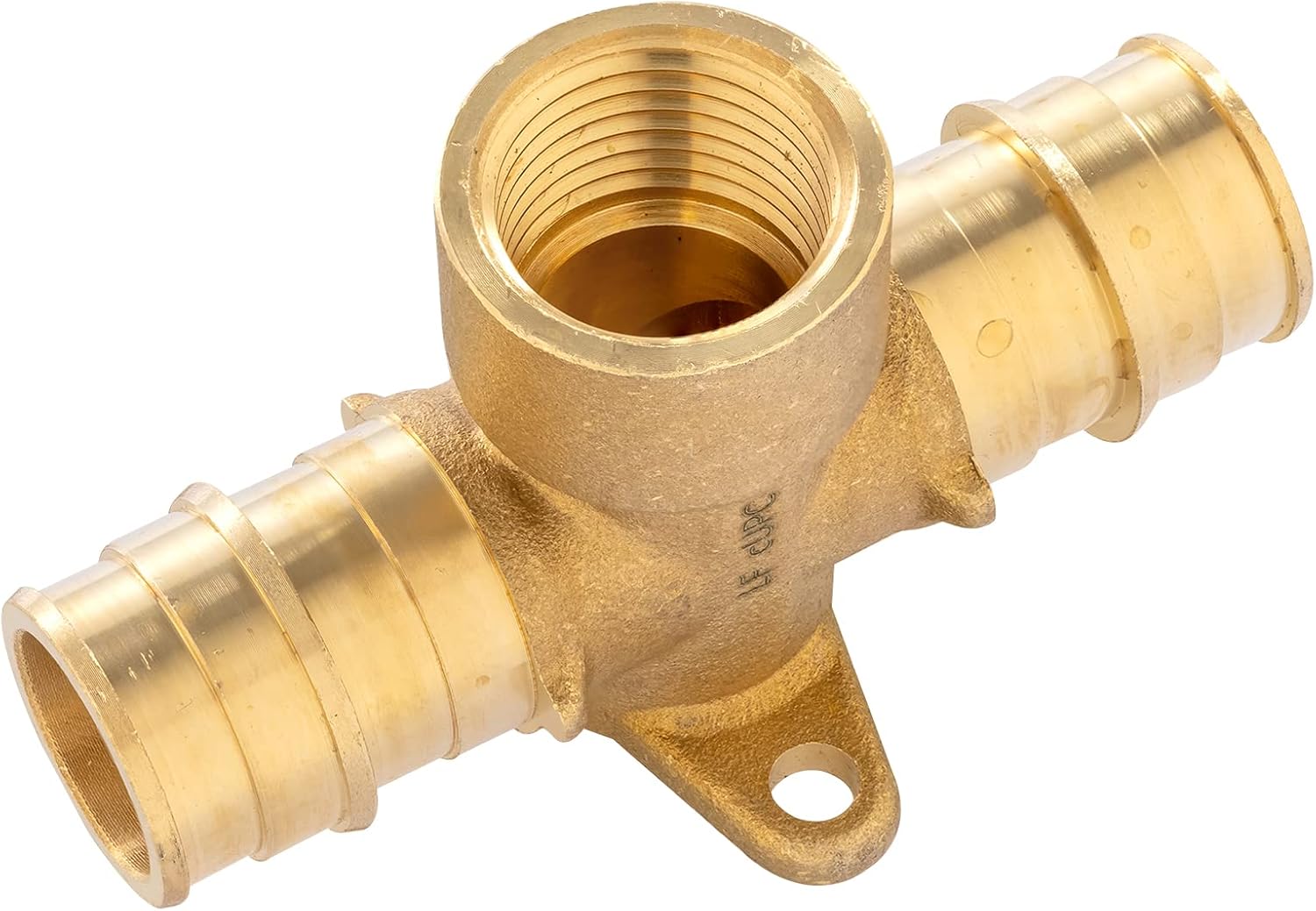 EFIELD Pex A fittings Drop-ear Tee ,Pex A Full Flow Expansion Brass Fittings 3/4 inch Pex X 3/4 ...