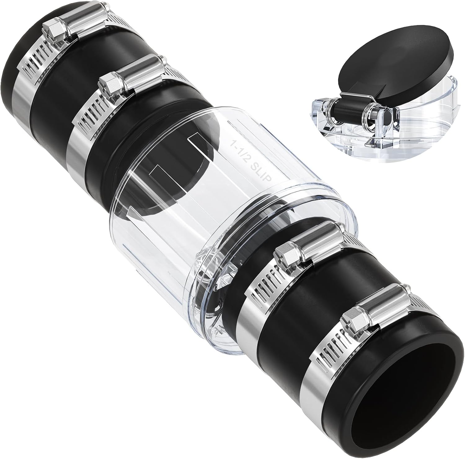 Amazon.com: SURAIELEC 1-1/2" Check Valve, Upgraded Quiet Sump Pump ...