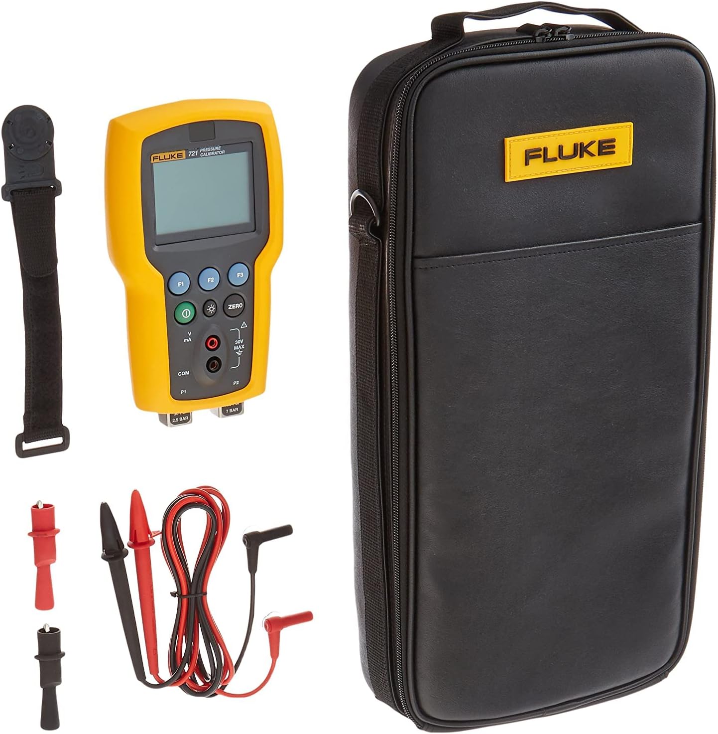 Fluke FLUKE-721-3601 Dual Sensor Pressure Calibrator, 36 PSIG, 100 PSIG: Electronic Pressure ...