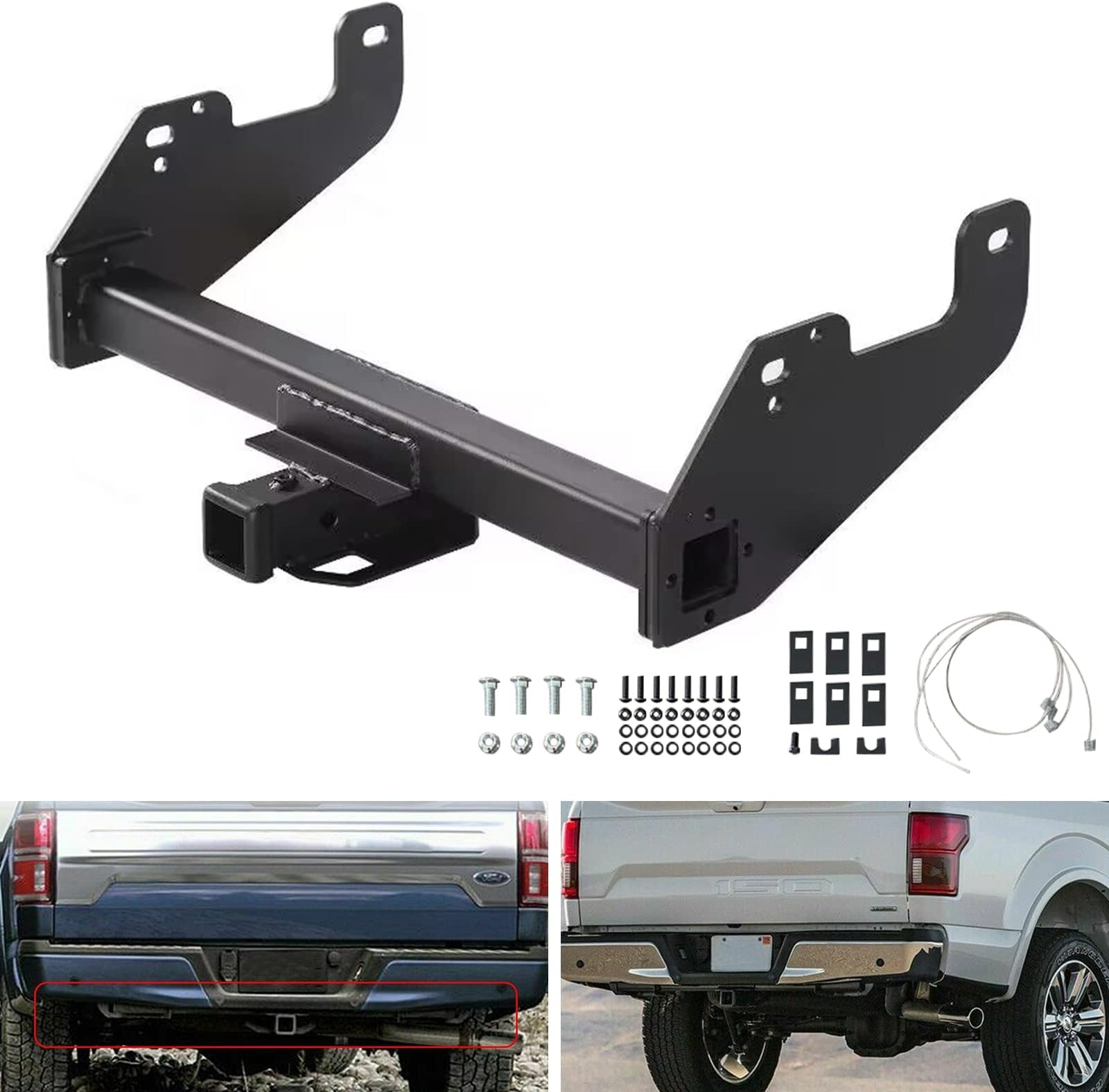 Amazon.com: ECOTRIC Class 4 Trailer Hitch Compatible with 2015-2023 ...