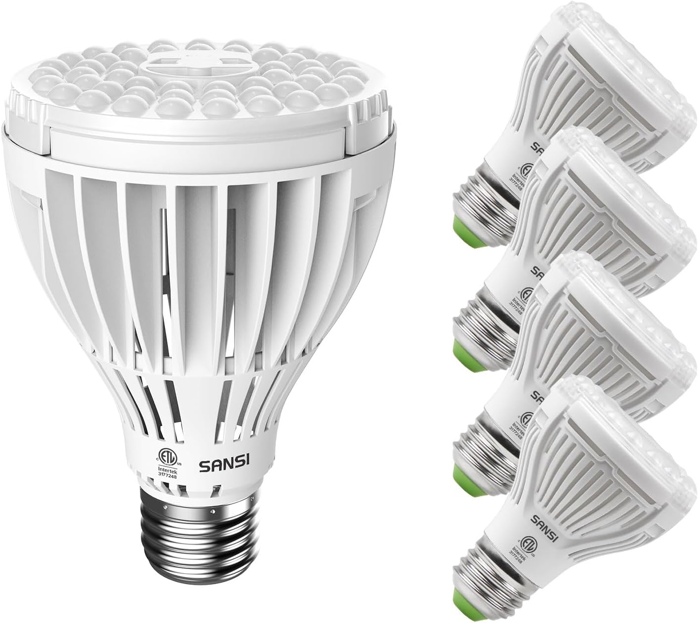 Amazon.com: SANSI 32W Grow Light Bulbs for Indoor Plants, 350W ...