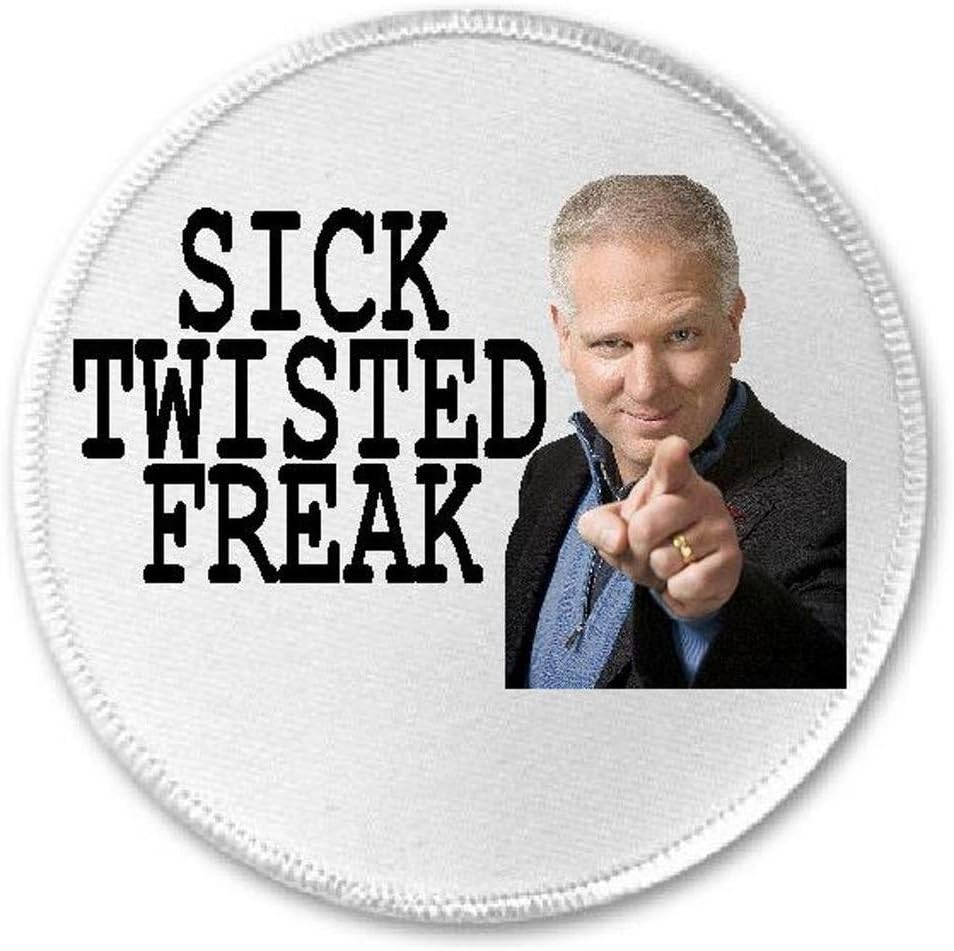 Amazon.com: Sick Twisted Freak - 3" Circle Sew/Iron On Patch Glenn Beck ...