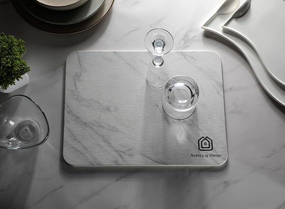 Amazon.com: Stone Dish Drying Mats for Kitchen Counter - Stone Dish ...