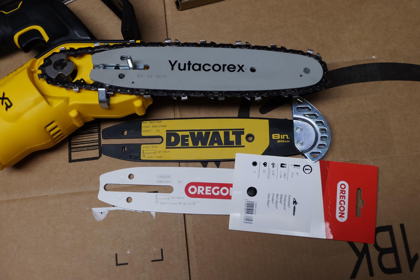 Amazon.com: Yutacorex 8inch Guide Bar and Chain Combo,Pole saw ...