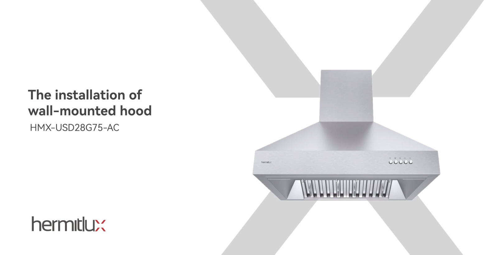 Snapklik.com : Hermitlux 30 Inch Wall Mount Range Hood
