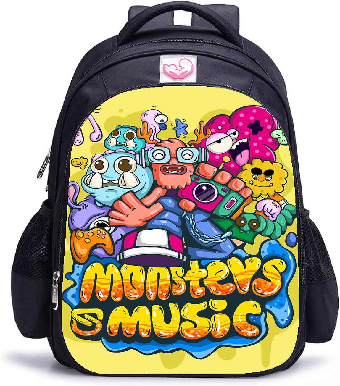Amazon.com | shemkdso Monsters Music Horror Game Kids Backpacks Cartoon ...