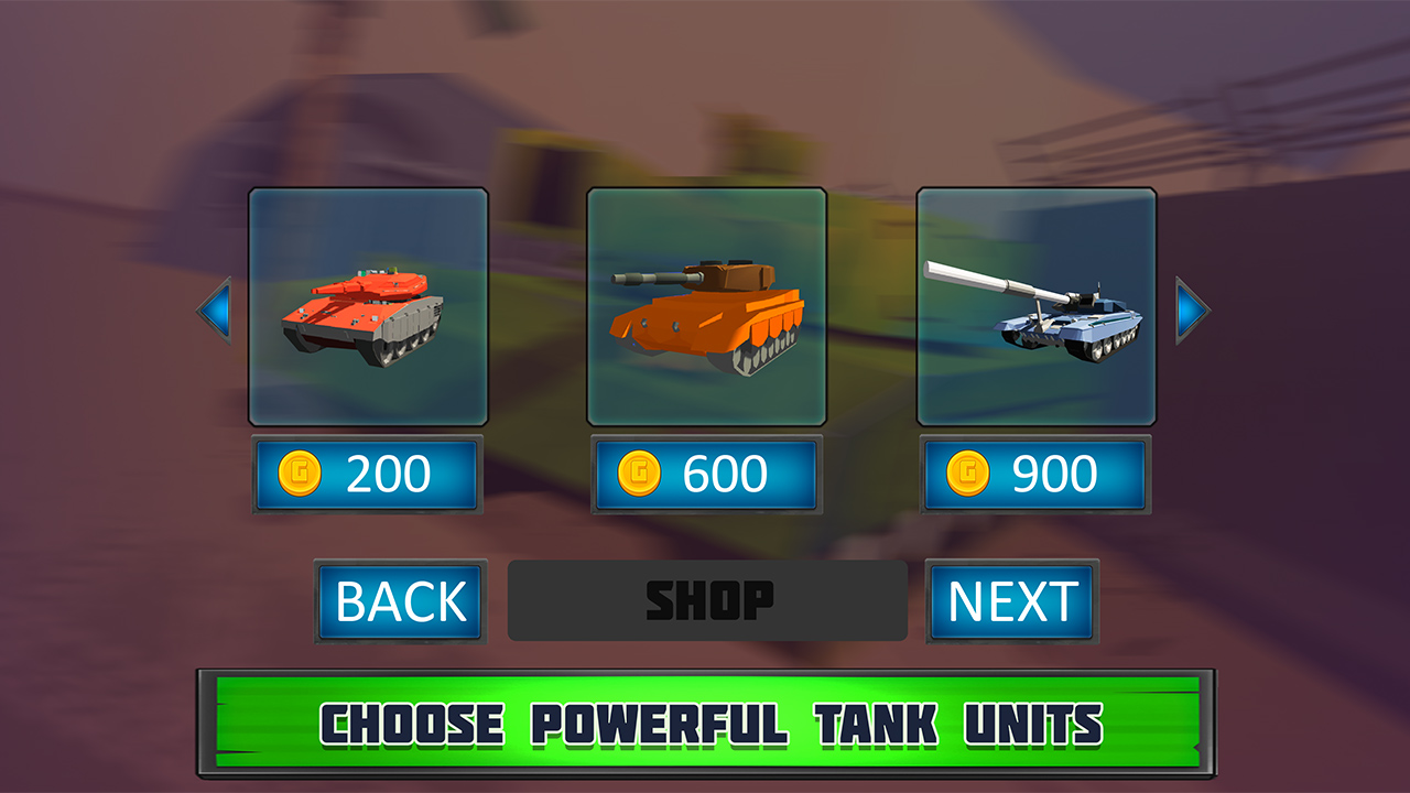 Epic Cube Tank Battlefield War – Fighting Steel Machines Armada - App ...
