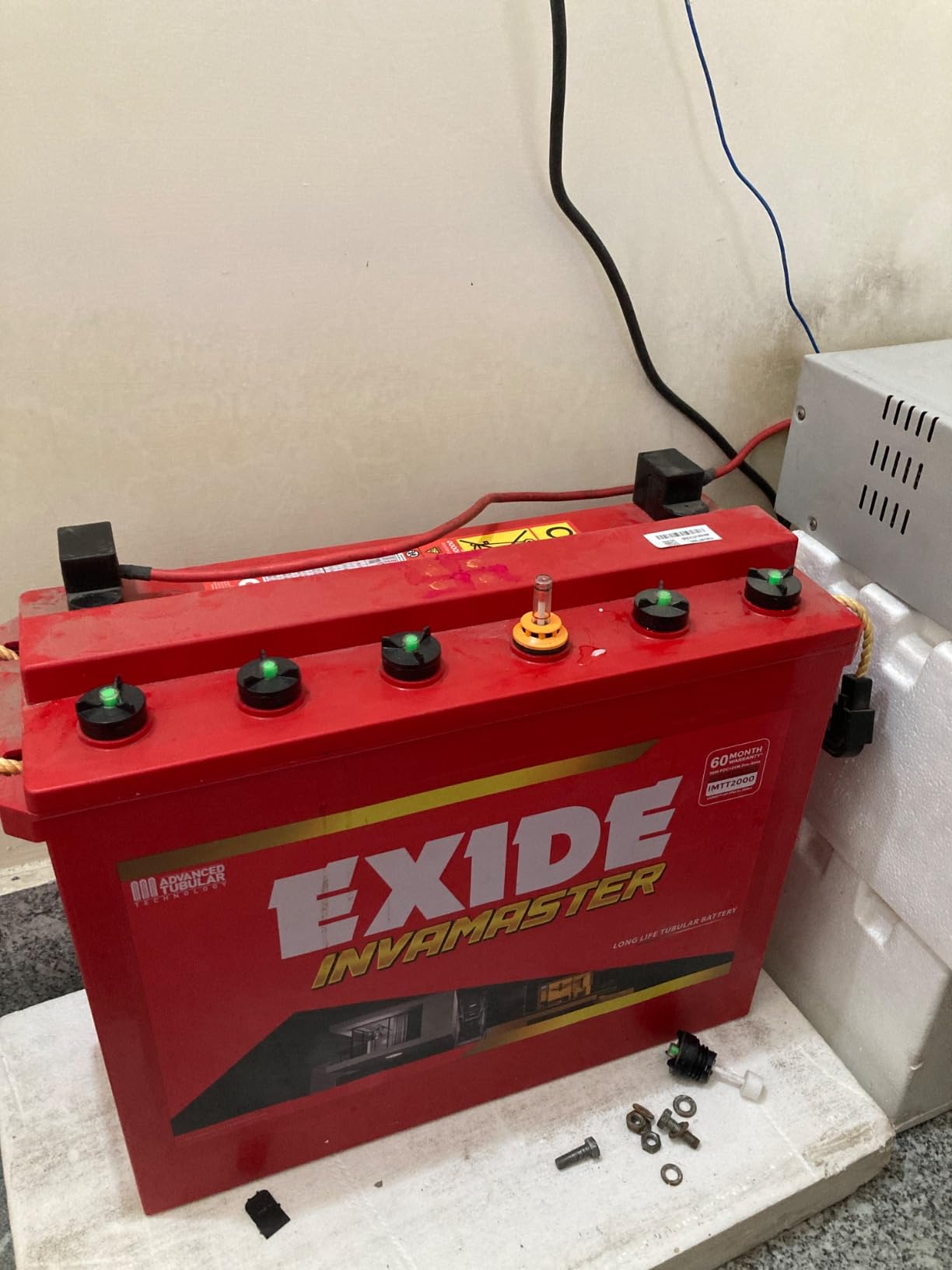 EXIDE INVAMASTER IMTT2000, 12V 200Ah Tall Tubular Inverter Battery for ...