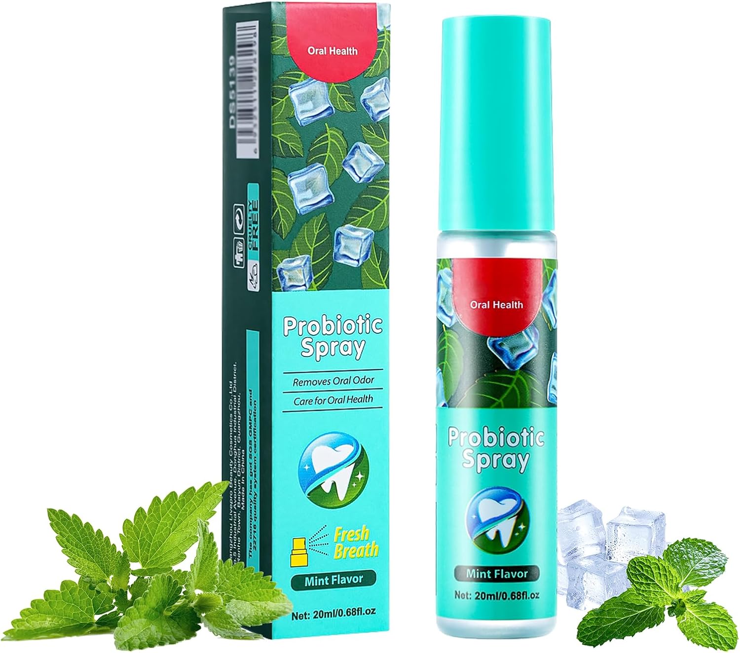 Spray Alito Fresco al Menta, 20ML, Spray Orale per Alito Cattivo, Odore ...