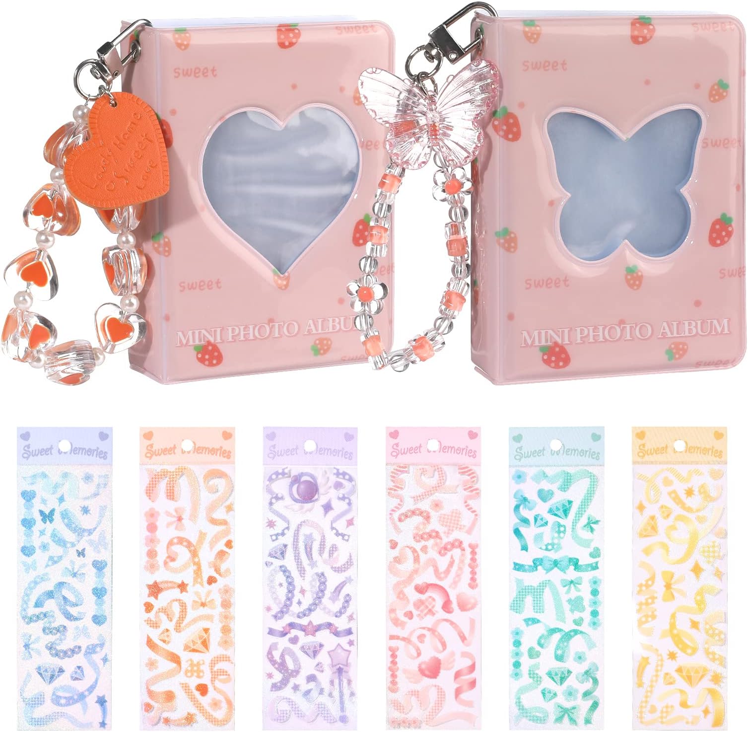 Amazon.com: CCINEE 2Pcs Kpop Photocard Holder Book, Mini Kpop Photo ...