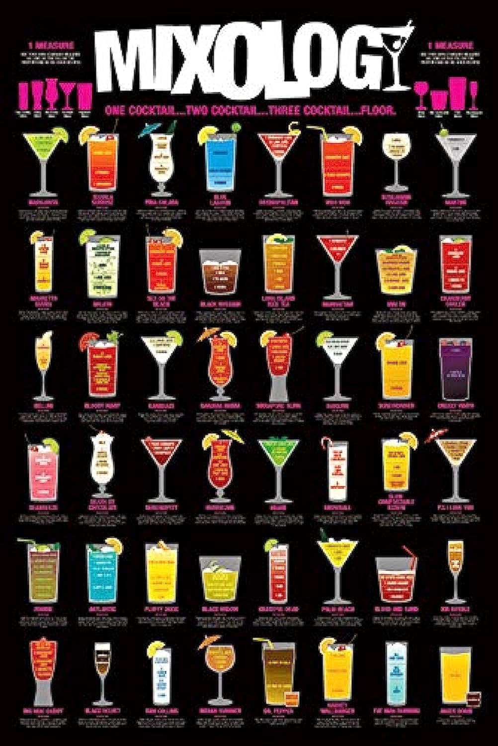 Amazon.com: Grindstore Pyramid International Mixology Maxi Poster ...