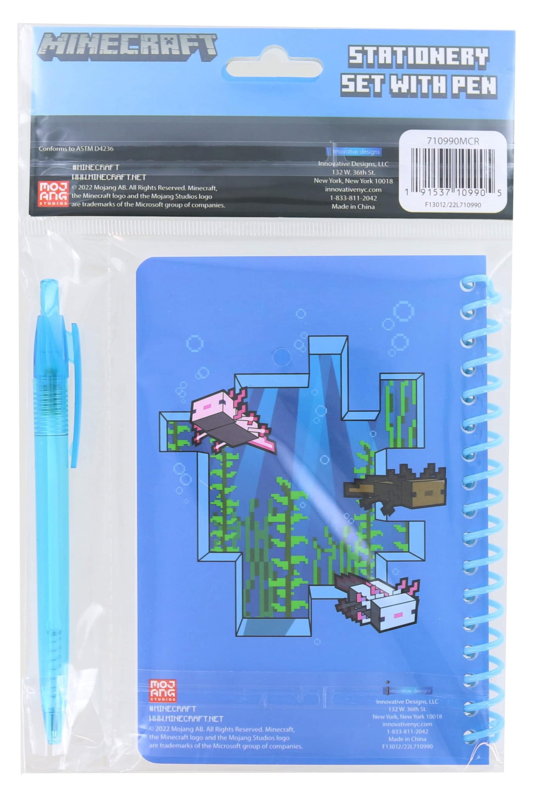 Snapklik.com : Innovative Designs Minecraft Spiral Notebook