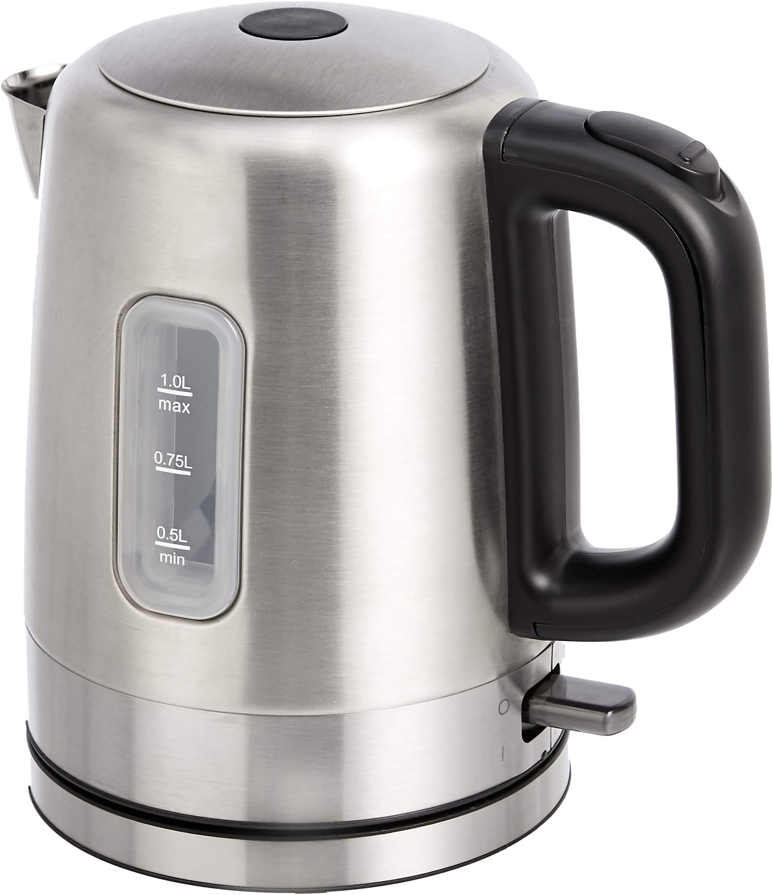 Amazon Basics Stainless Steel Electric Kettle with Water Indicator- 1 ...