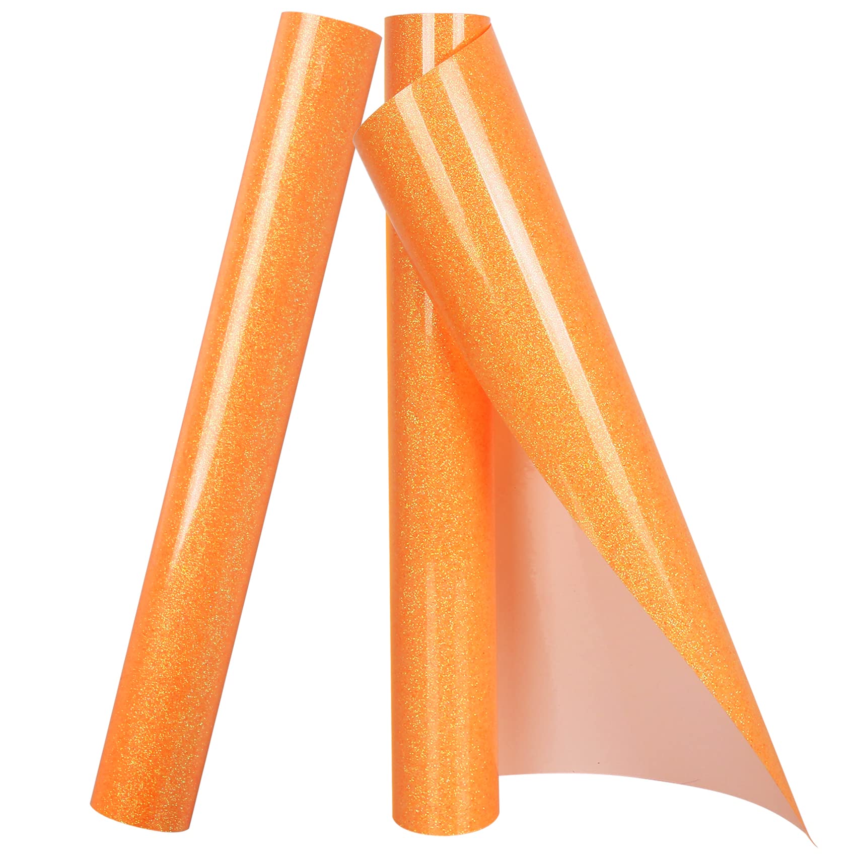 Amazon.com: TORC Orange Glitter HTV Heat Transfer Vinyl Roll 12 inch x ...