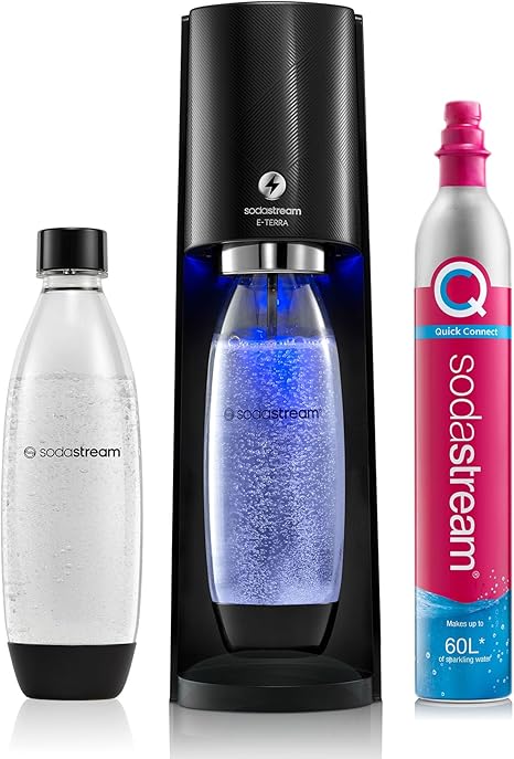 Sodastream - Electric Terra Sparkling Water Maker, 3 Carbonation ...