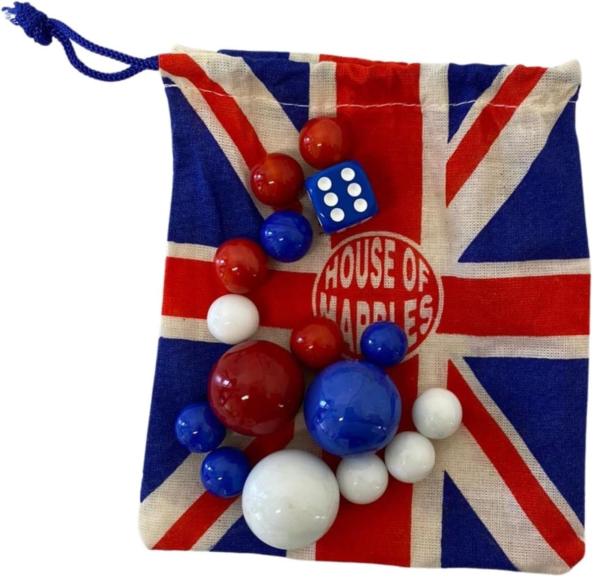 House of Marbles Union Jack Marble Bag – BigaMart