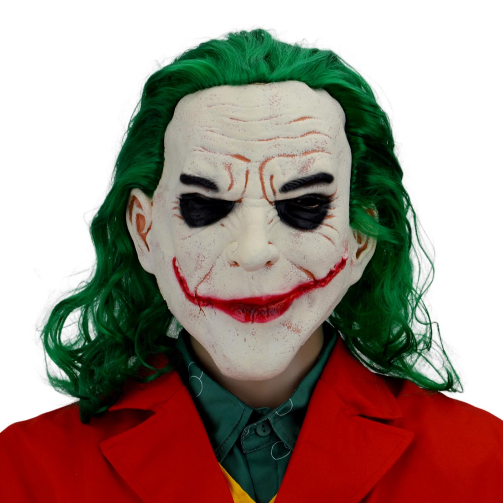 Amazon.com: FREE BEAUTY Halloween Latex Joker Mask Adults Scary Killer ...