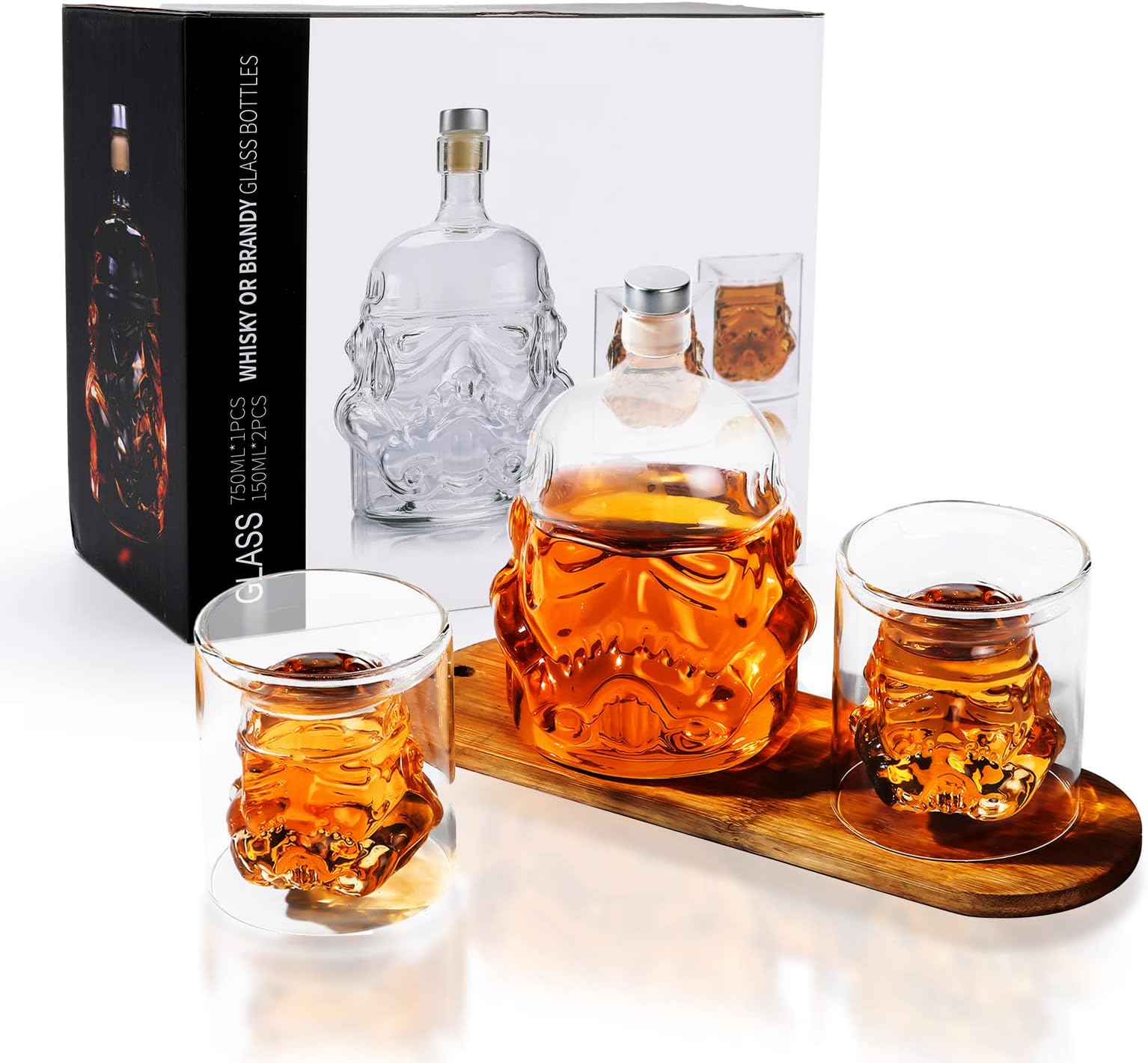 Amazon.com | Original Stormtrooper Decanter, Transparent, for Whiskey ...