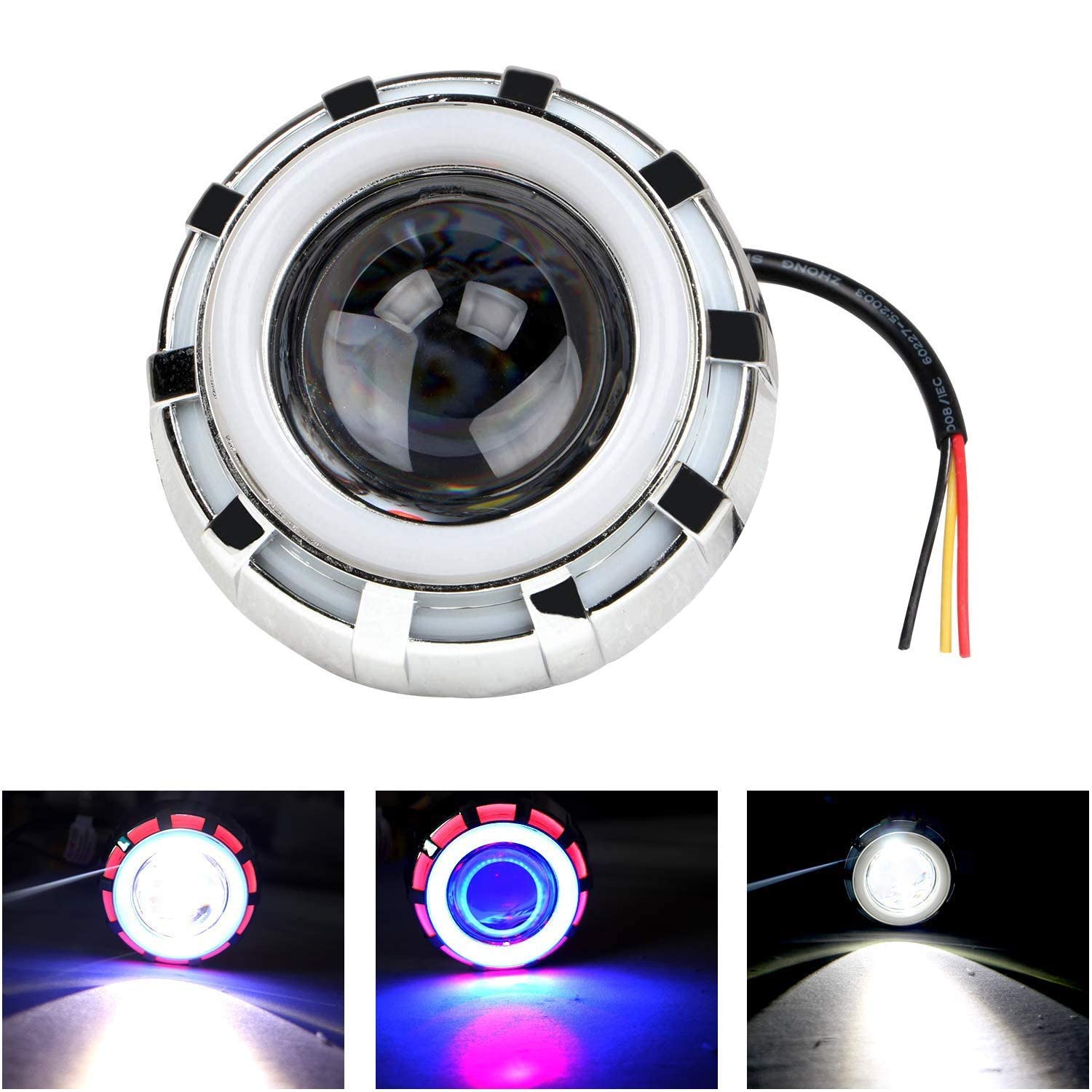 Casago CADRPRB1 High Intensity Led Projector Lamp Stylish Dual Ring COB ...