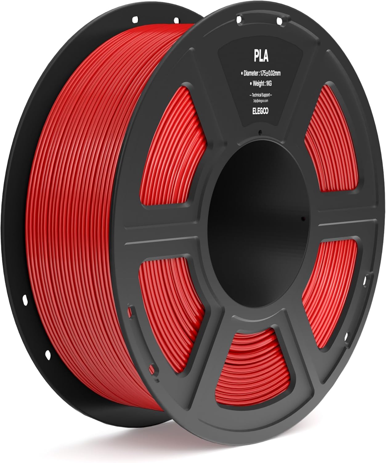 Brandclub - ELEGOO PLA Filament 1.75mm True Red 1KG, 3D Printer ...