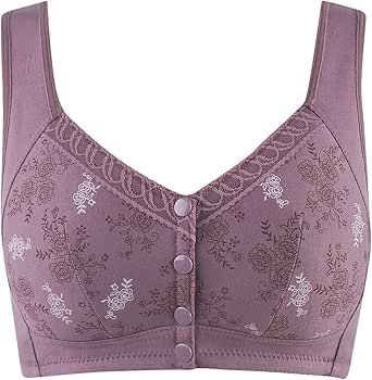 Front Clasp Bras for Women Elderly Breathable Comfort Revolution Daisy ...