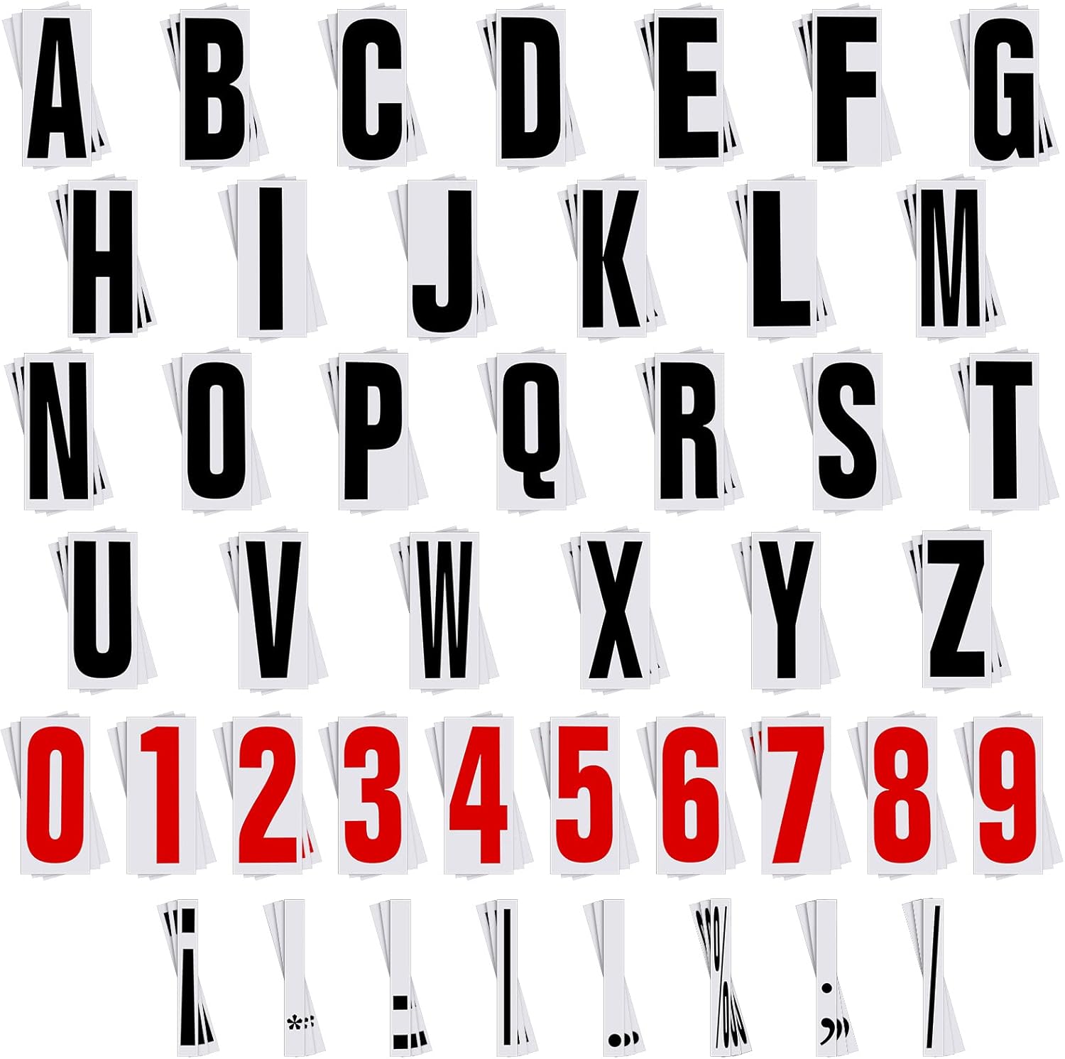 Amazon.com : Jecery 400 Pcs Marquee Sign Letters Flexible Plastic ...