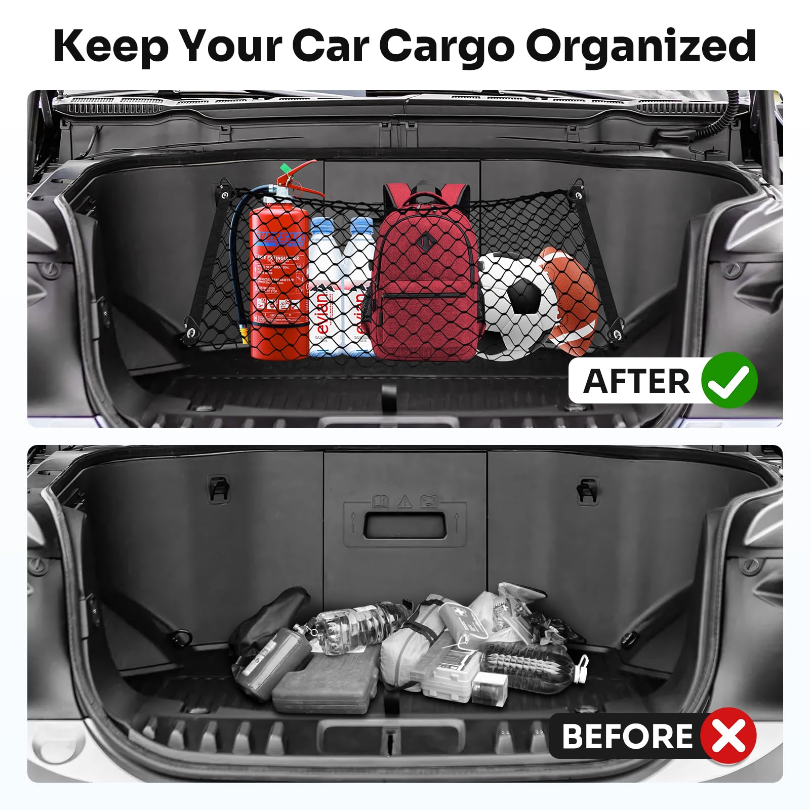Snapklik.com : Front Trunk Frunk Cargo Net For 2022-2025 2026 Ford F ...